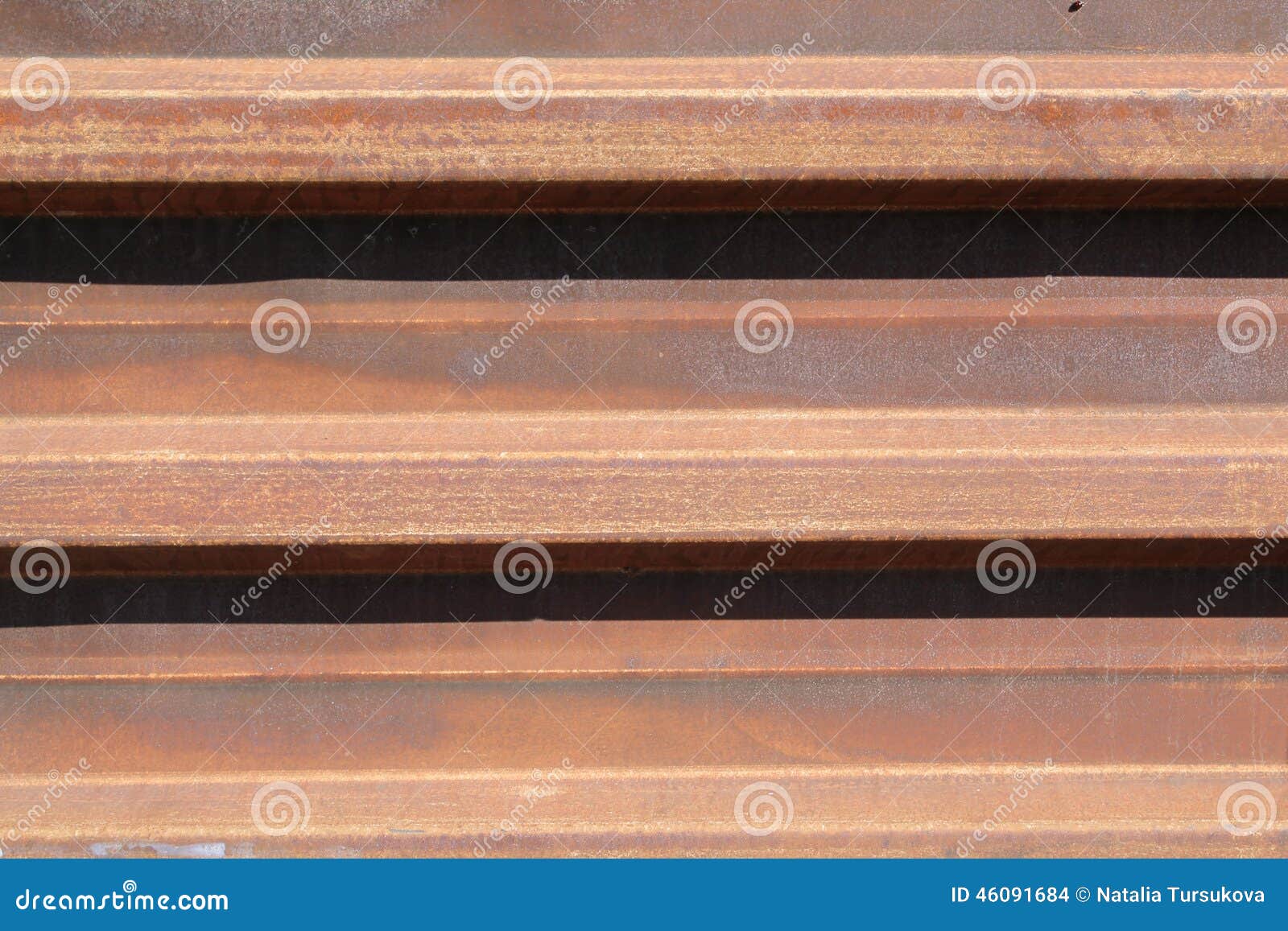 Rusty iron plate stock photo. Image of corrugated, shadow - 46091684