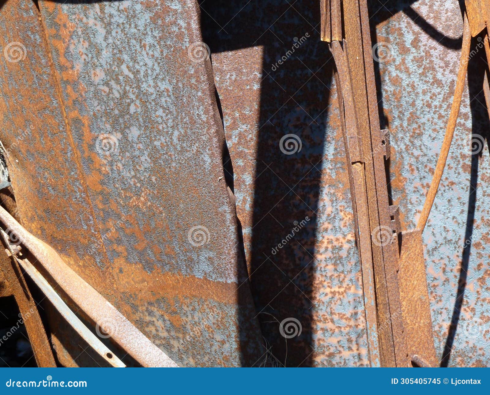 Rusty Iron Plates, Construction Elements Stock Image - Image of plate ...