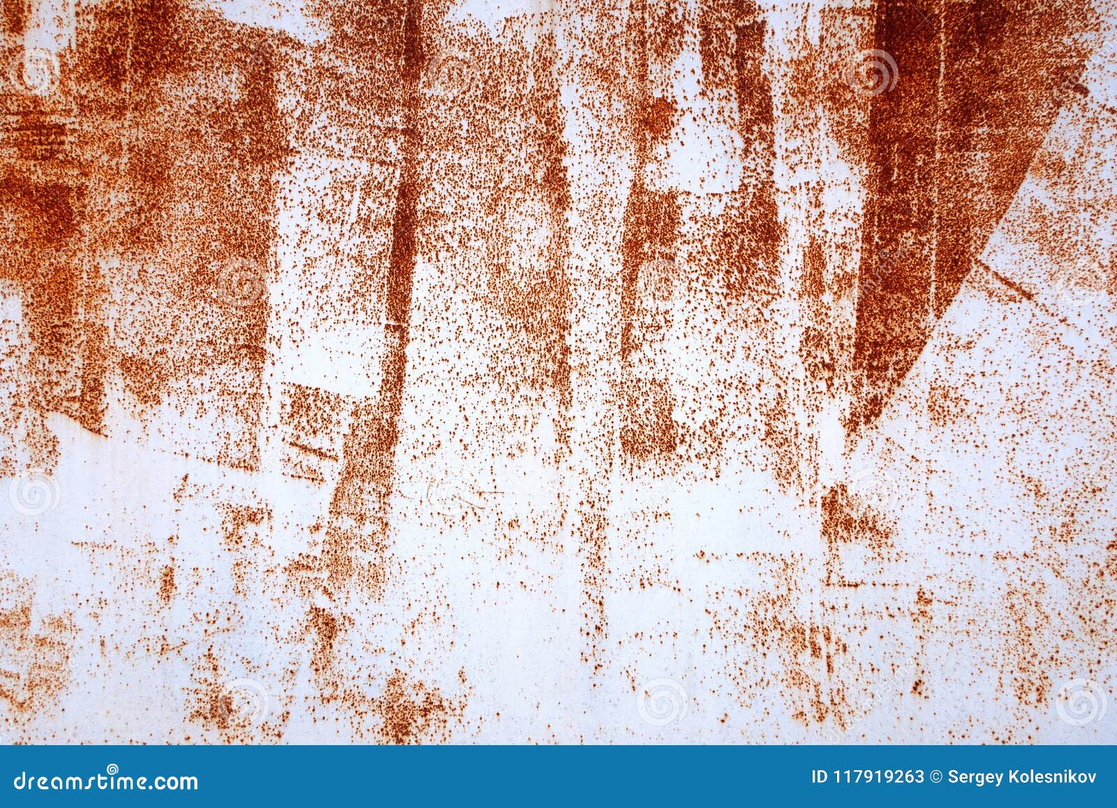 Ripped Paint on Rusty Metal. Background. Stock Image - Image of retro ...