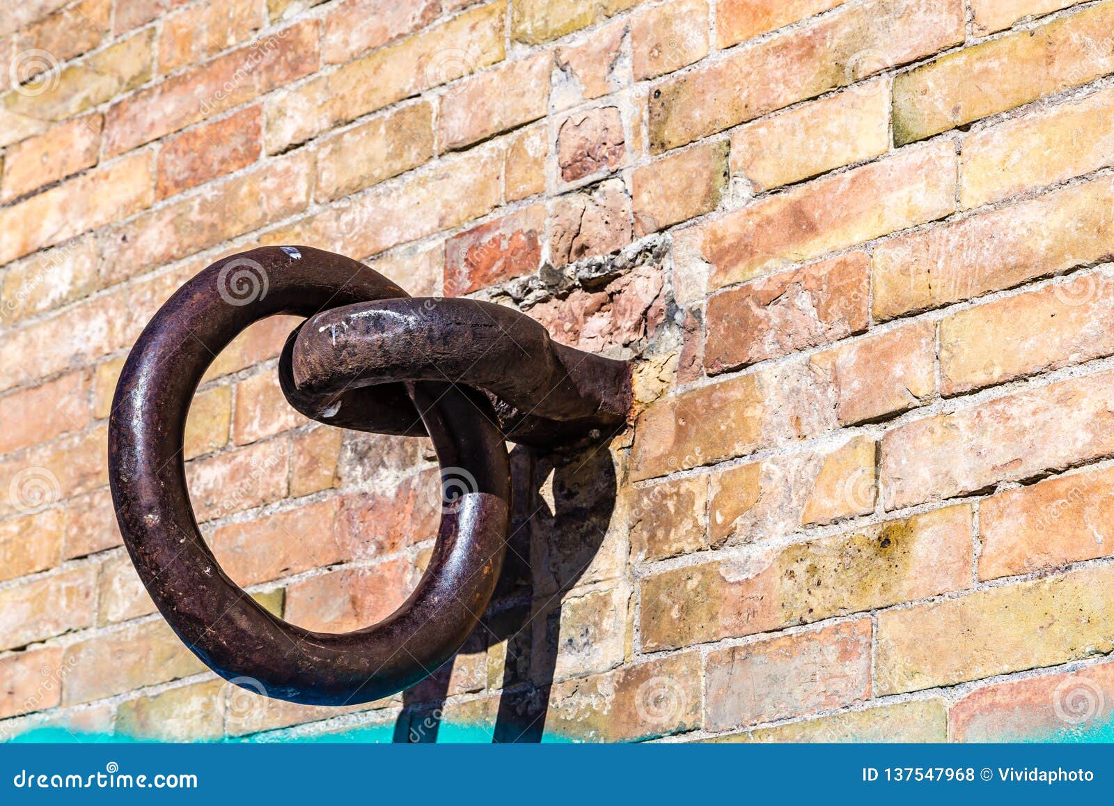 Rusty iron ring stock photo. Image of metallic, ancient - 137547968