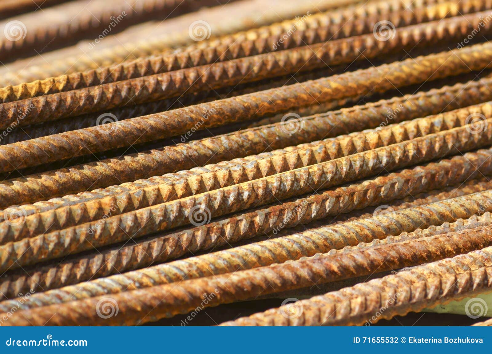 Rusty iron rods. Building stock photo. Image of dirty - 71655532