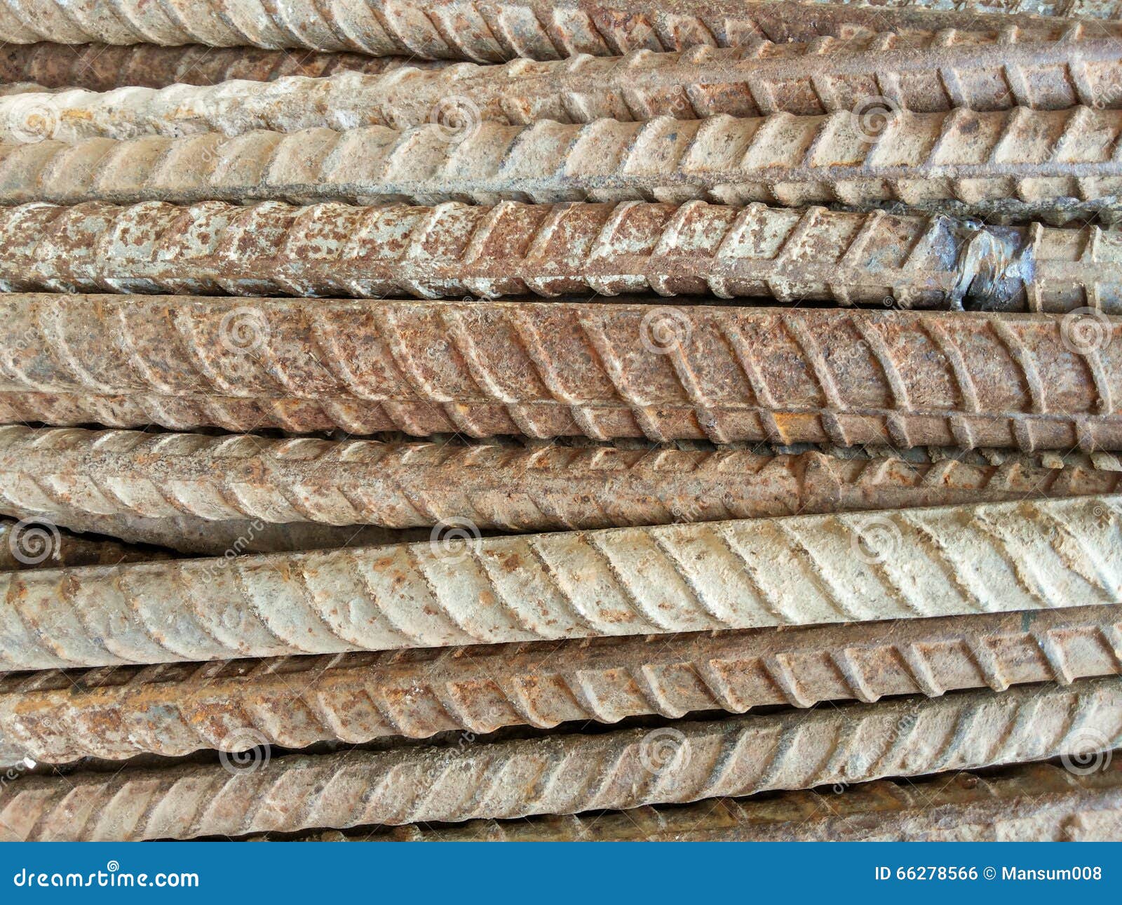 Rusty iron rods stock photo. Image of stack, texture - 66278566