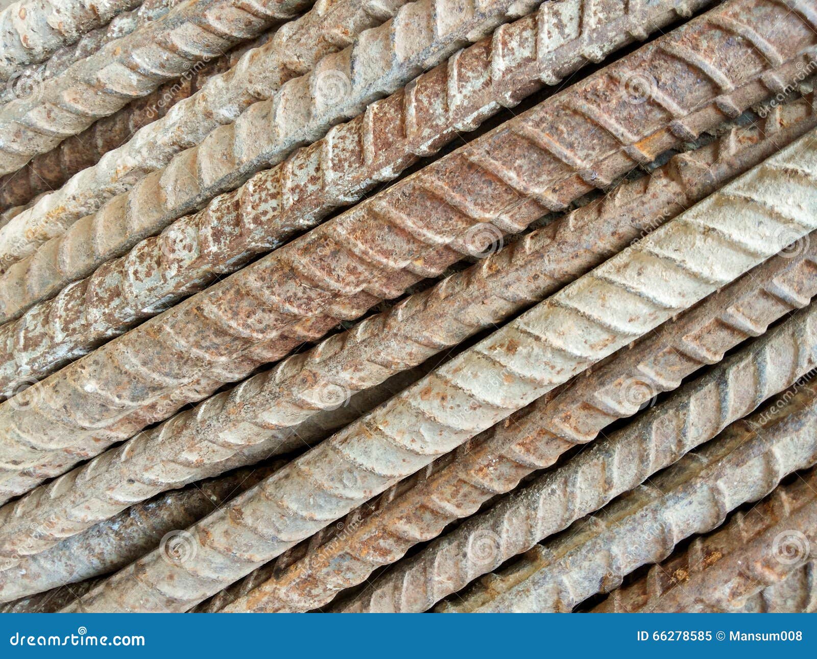 Rusty iron rods stock image. Image of pile, metal, lines - 66278585