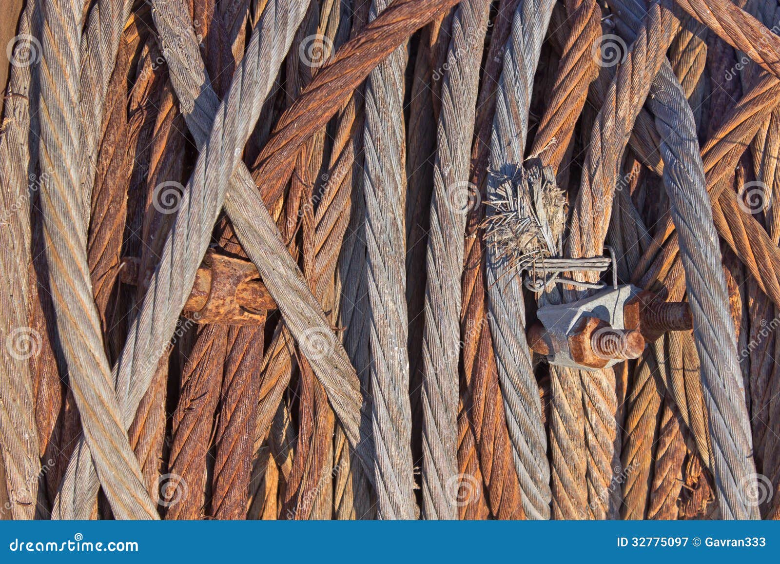 Rusty iron rope stock image. Image of pile, bunch, abstract - 32775097