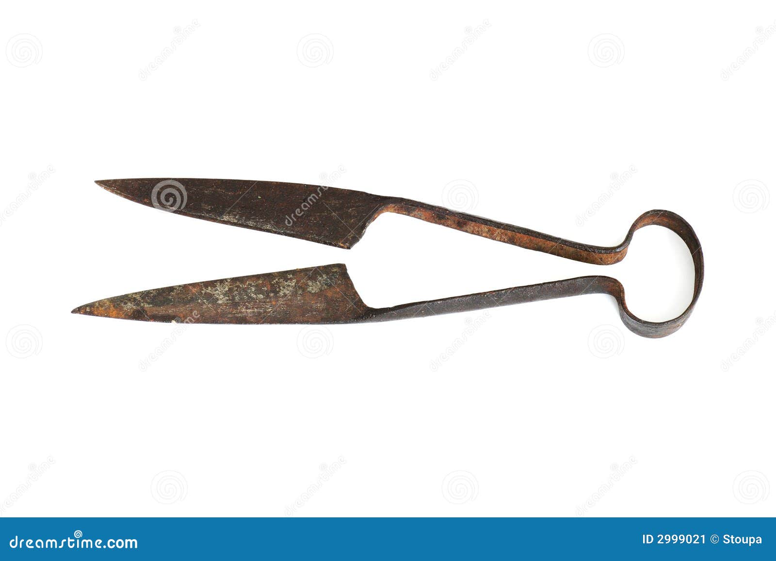 Rusty iron scissors stock image. Image of historic, scissors - 2999021