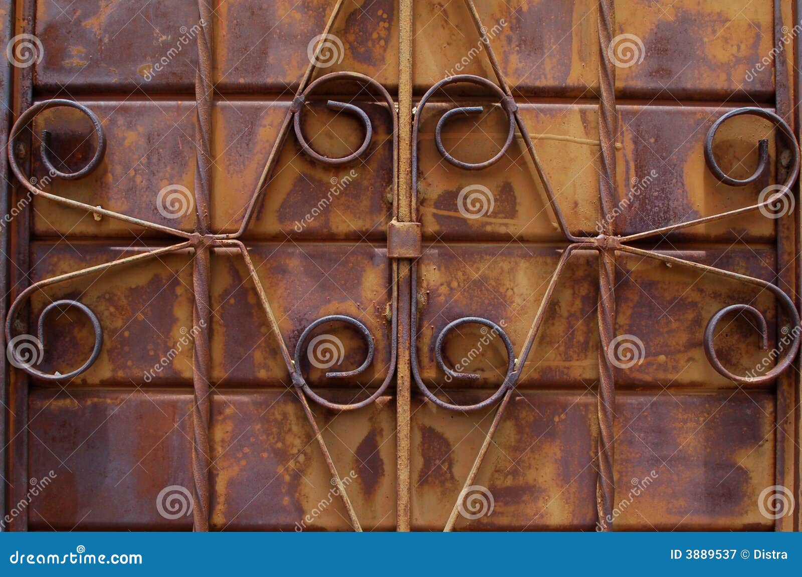 Rusty Iron Work Grill - Horizontal Stock Image - Image of hortizontal ...