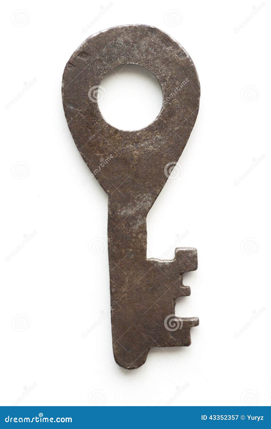Rusty isolated key stock image. Image of security, protection - 43352357