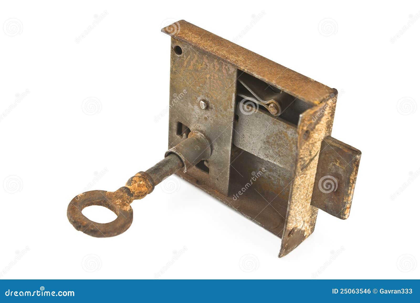Rusty key in locker stock photo. Image of rusty, protection - 25063546