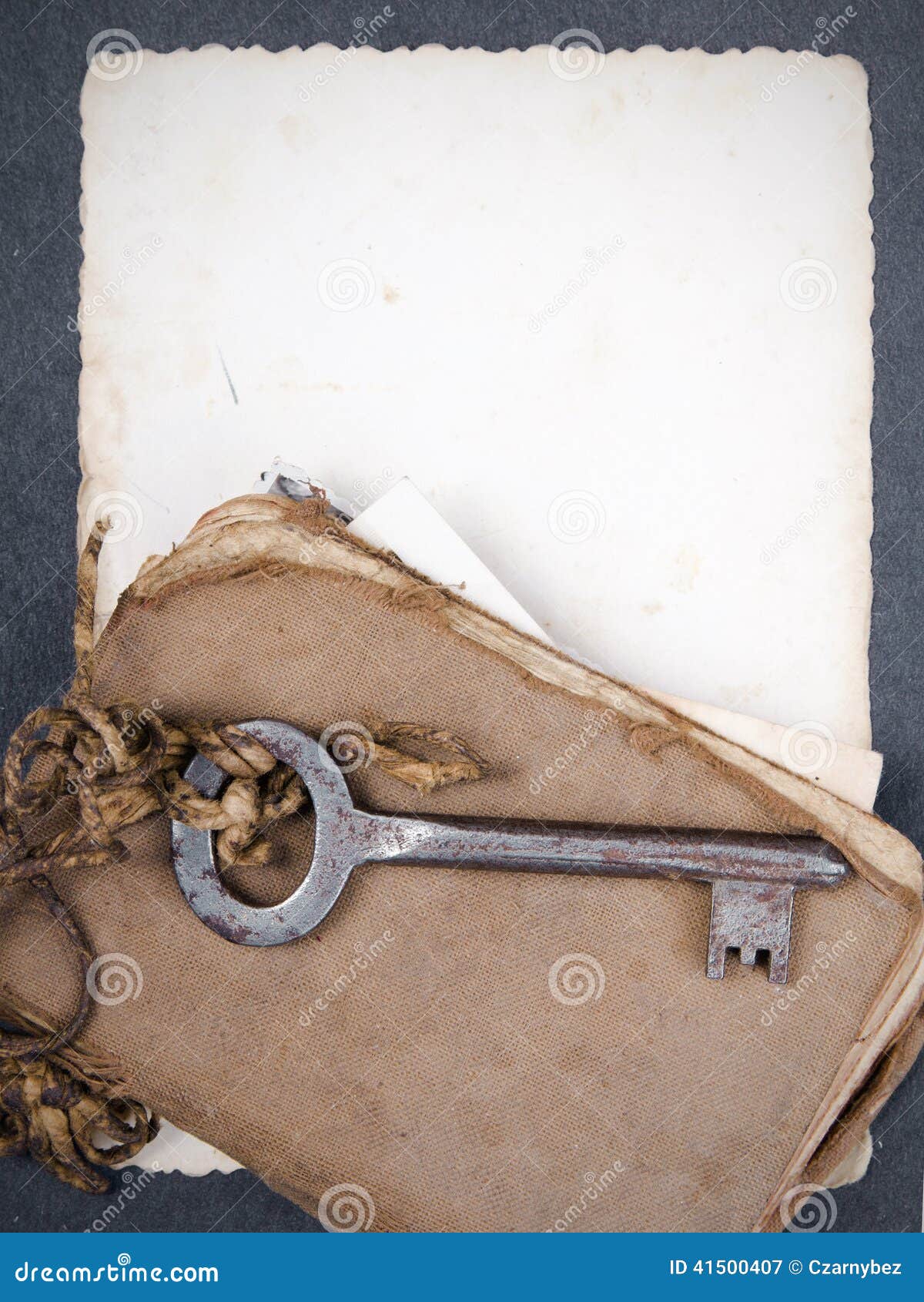 Rusty Key, Old Book Andempty Photography Stock Image - Image of blank ...