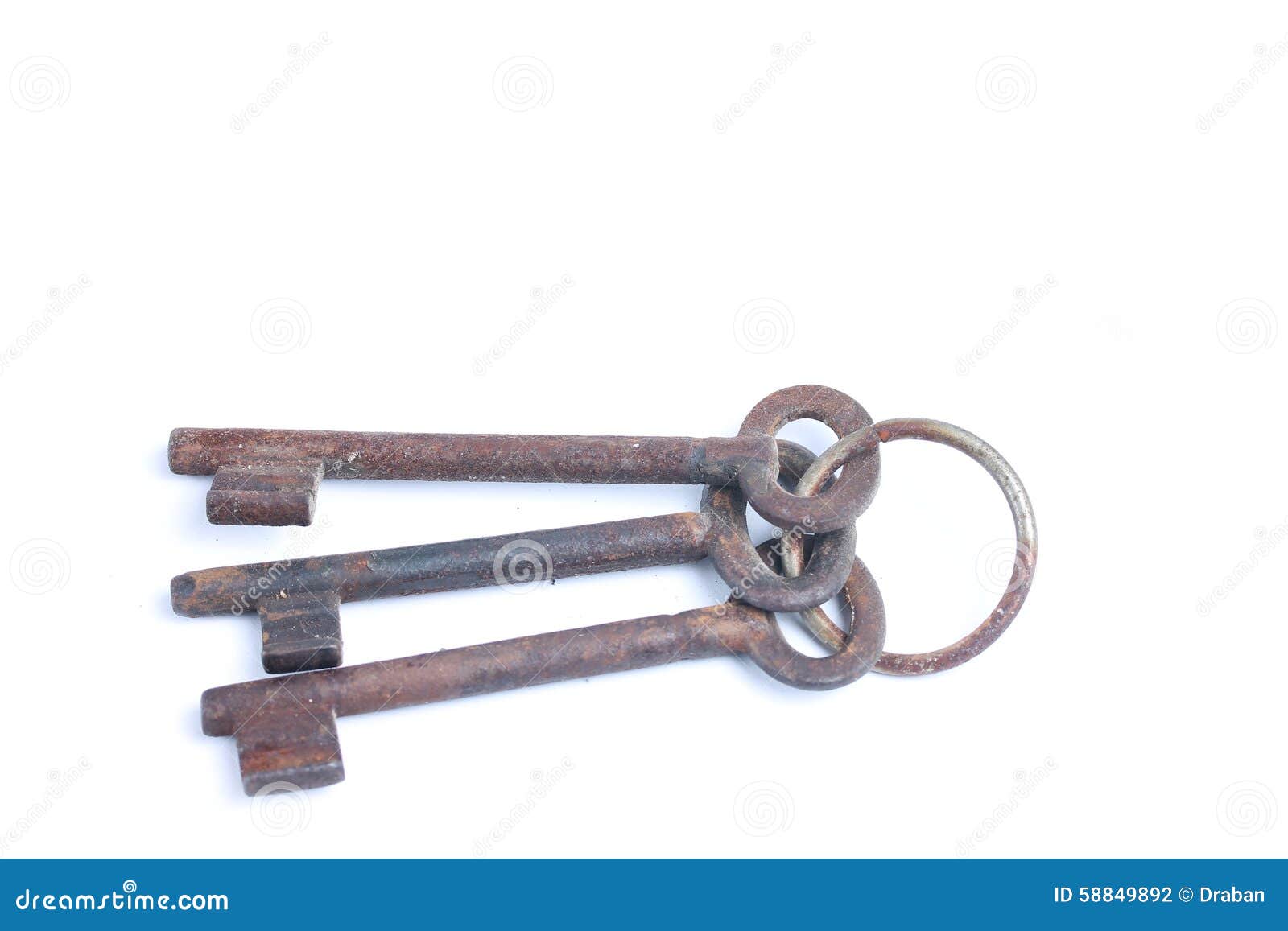 Rusty keys stock photo. Image of unlock, close, obsolete - 58849892