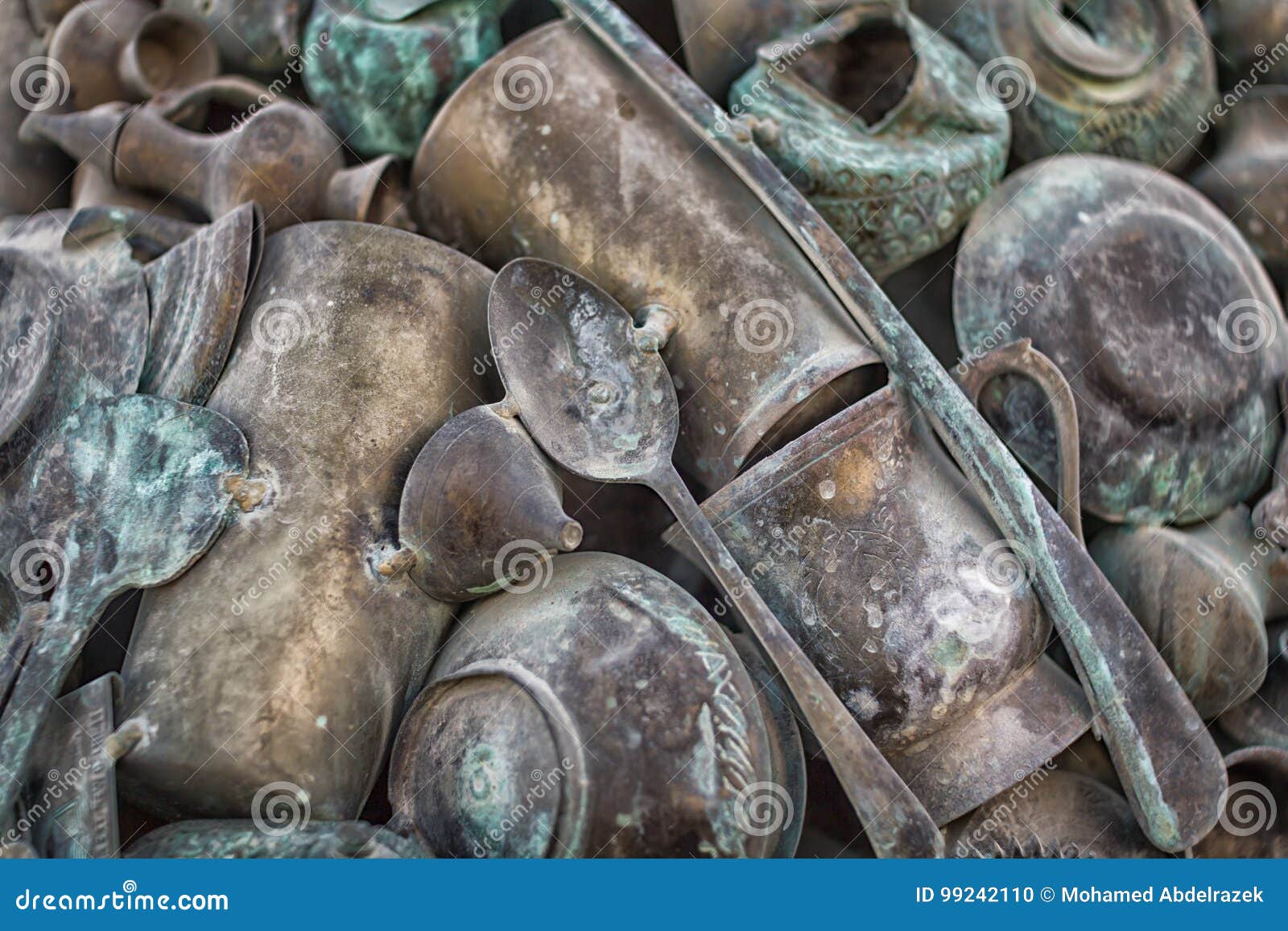 Rusty kitchen utensils stock photo. Image of food, sculpture - 99242110
