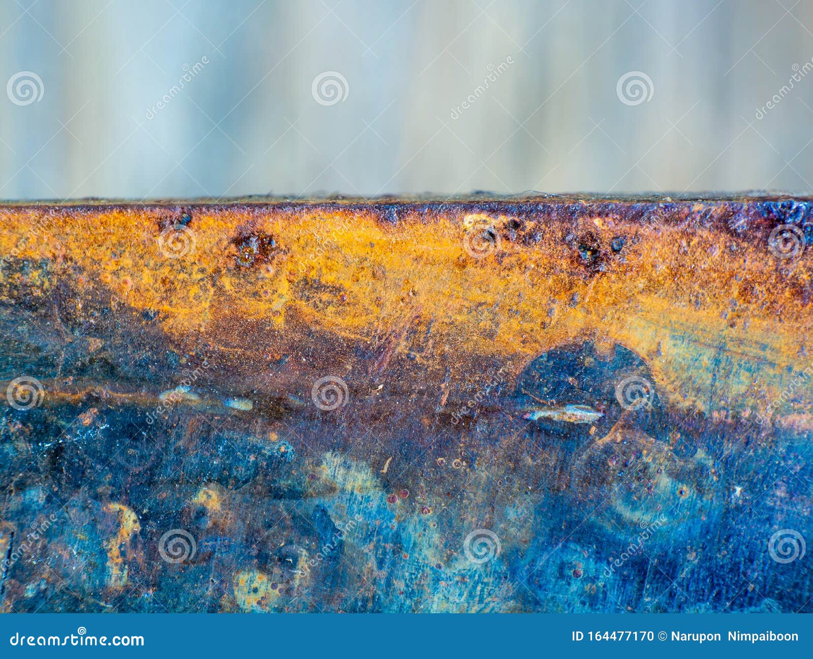 Rusty Knives Texture with Streaks of Rust. Stock Photo - Image of ...