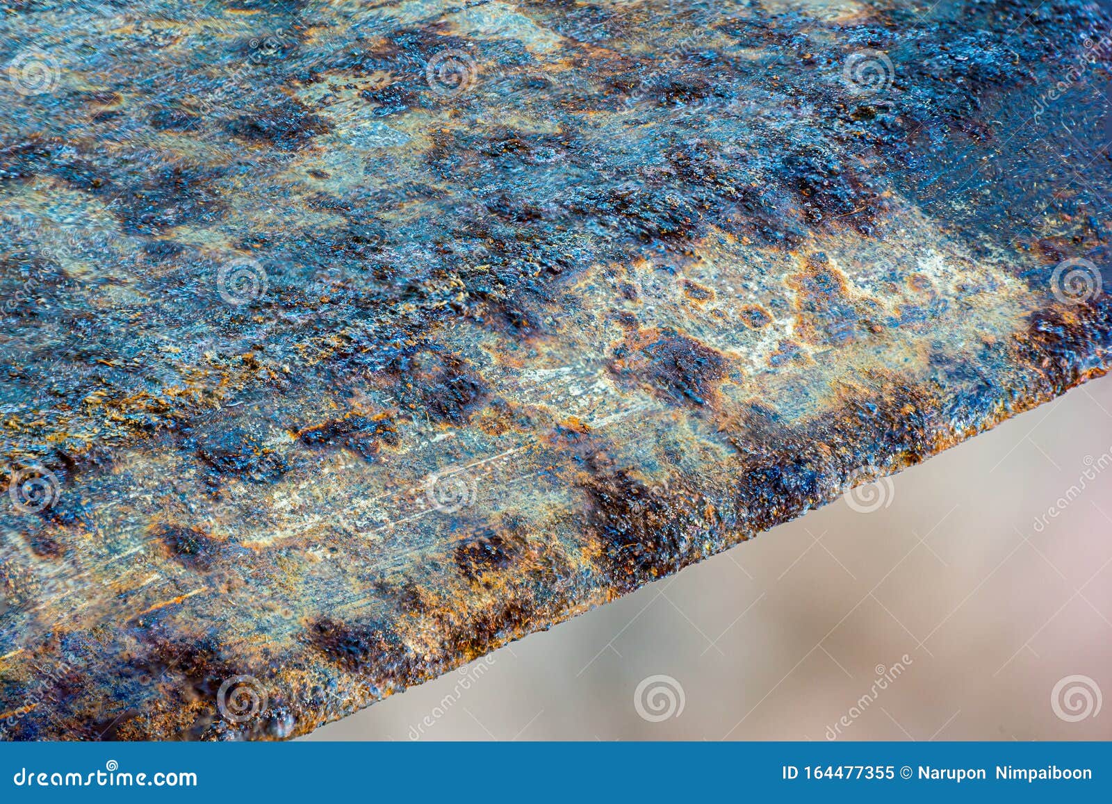 Rusty Knives Texture with Streaks of Rust. .old Sheet of Iron Covered ...