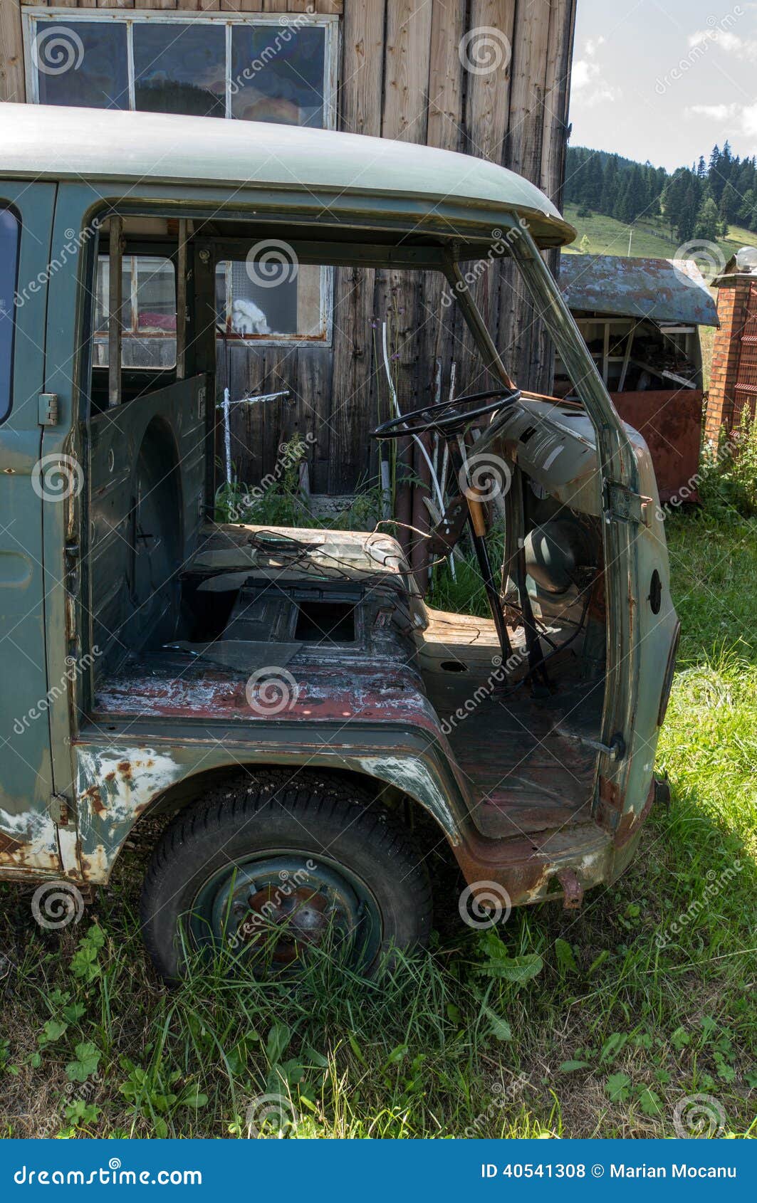 Rusty Kombi stock photo. Image of abstract, volkswagen - 40541308