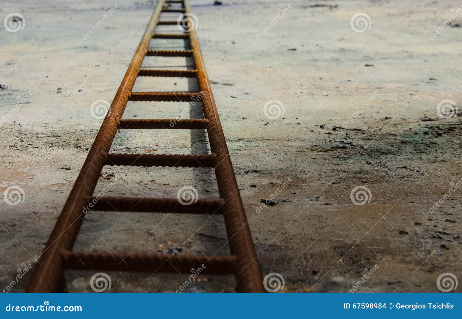 Rusty ladder stock photo. Image of wood, metal, rusty - 67598984