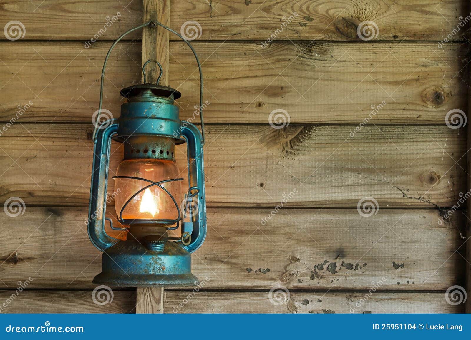 Rusty Lantern Hanging in a Shed Stock Photo - Image of glow, flame ...