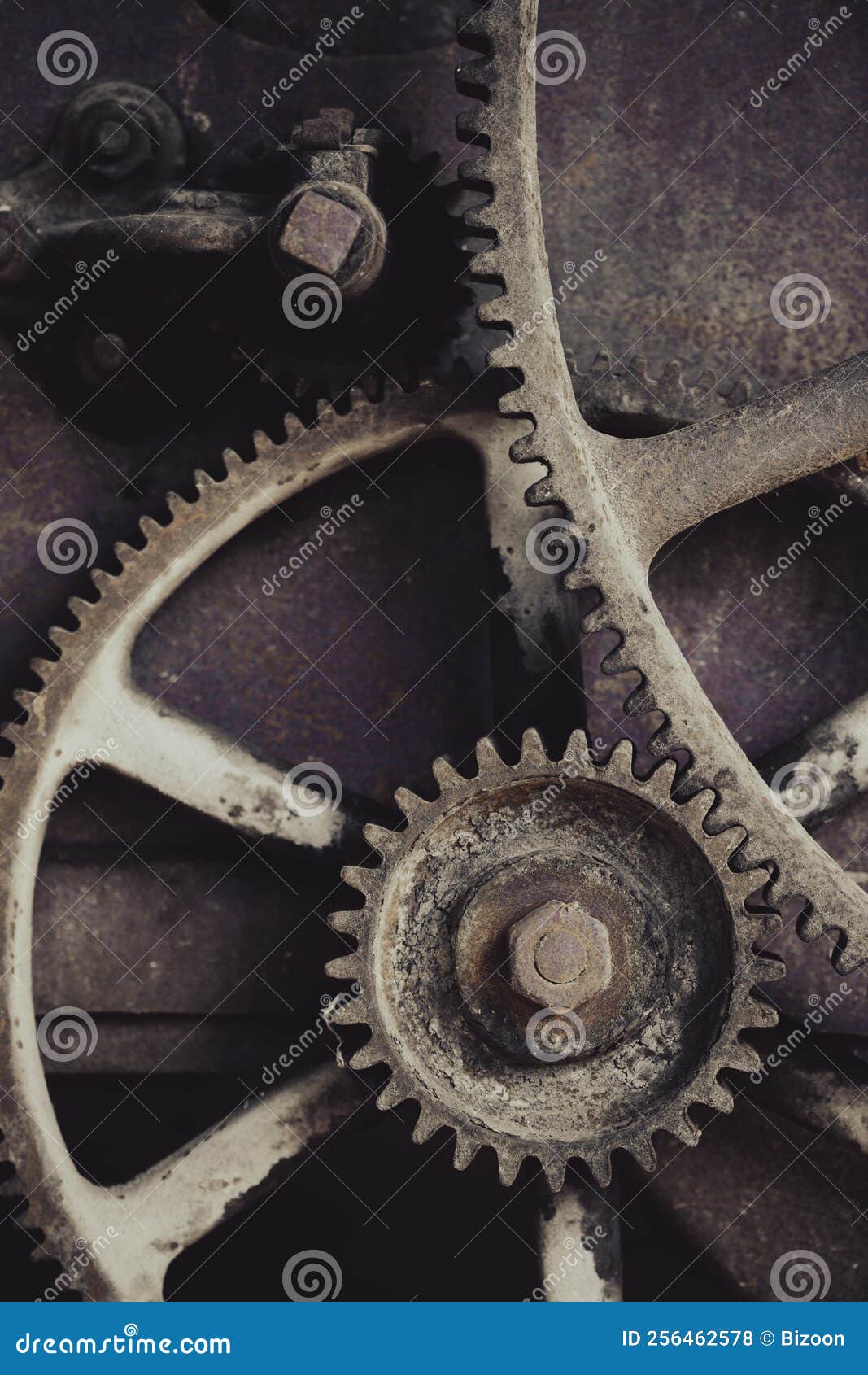 Rusty Large Gears from Old Mechanism Stock Photo - Image of retro, aged ...