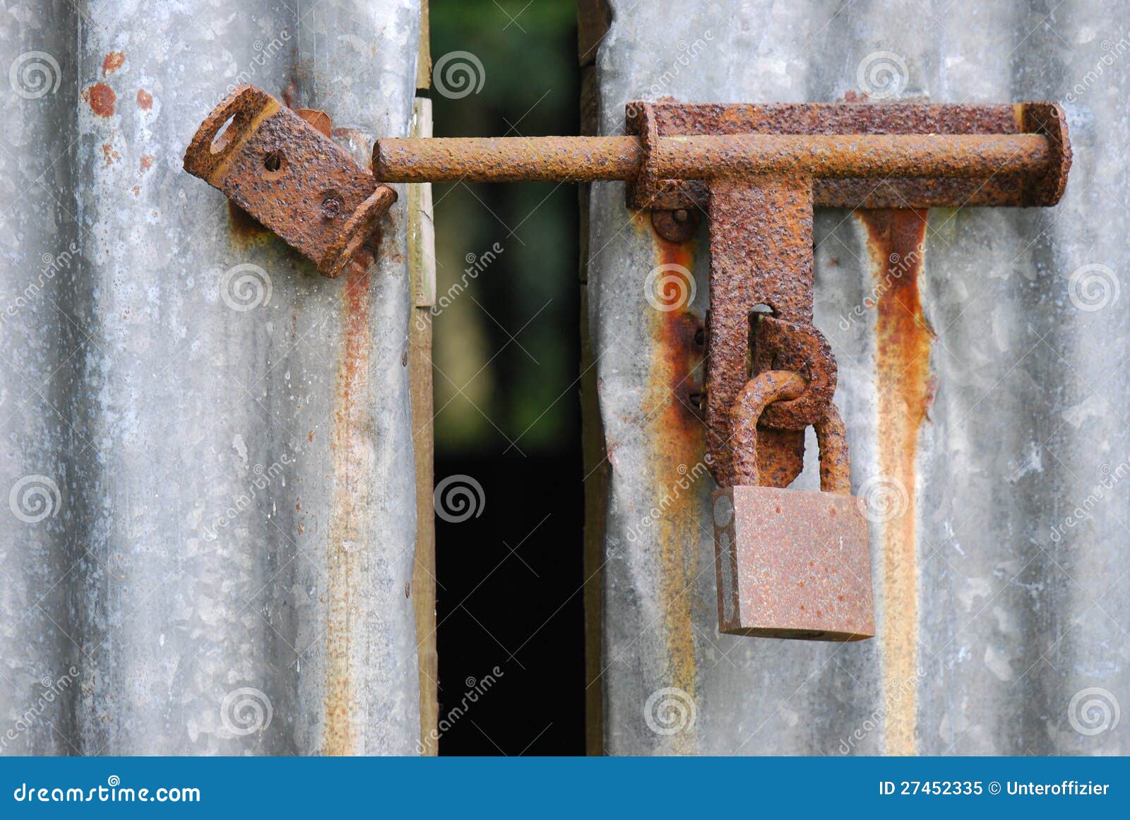 Rusty Latch and Lock stock image. Image of corrosion - 27452335