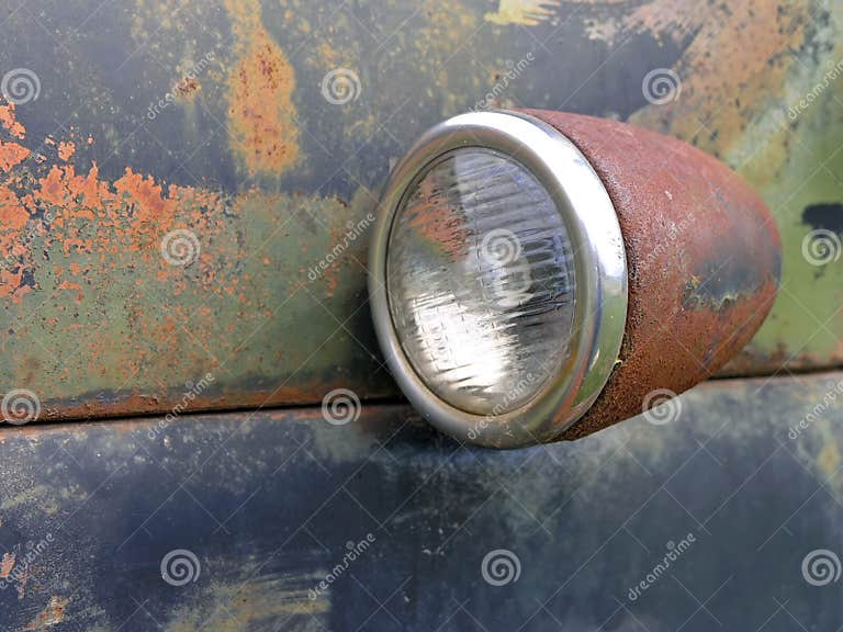 Rusty Light stock image. Image of antique, paint, black - 666991