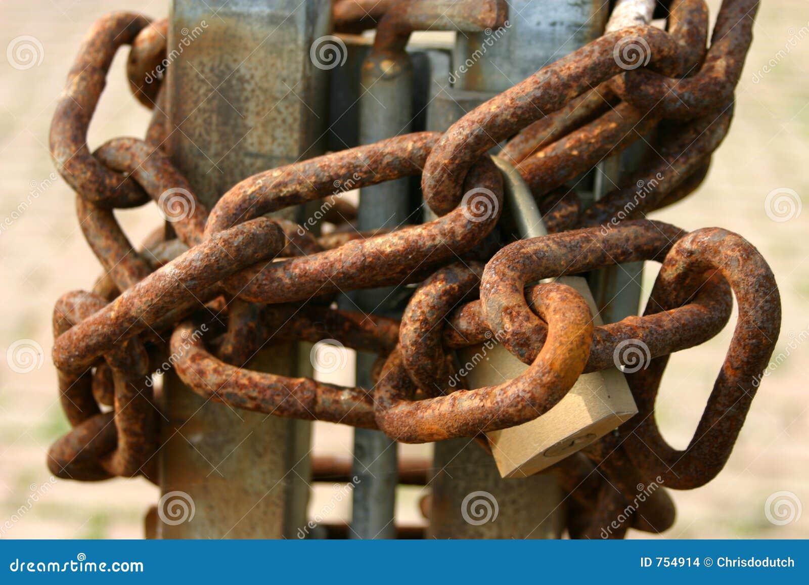 Rusty lock stock photo. Image of entry, industry, secure - 754914