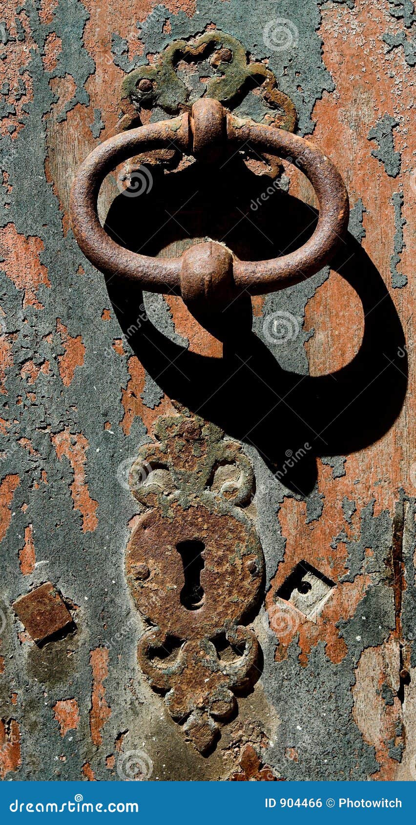 Rusty lock stock photo. Image of gate, rusty, handle, closed - 904466