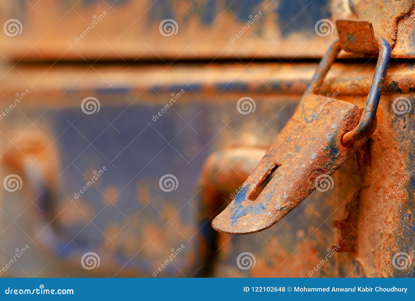 Rusty Lock of an Iron Made Box Stock Photo - Image of door, rusty ...