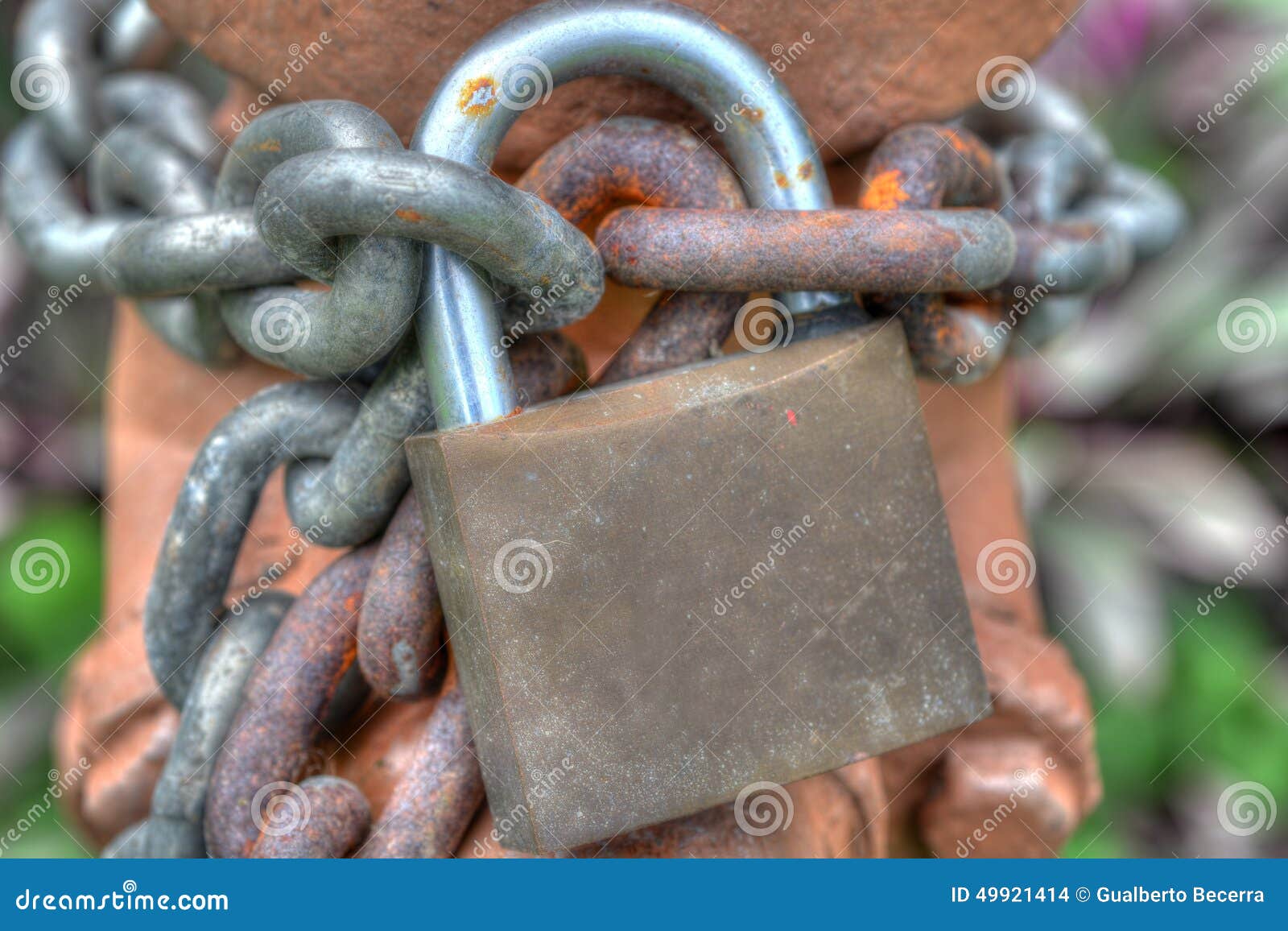 Rusty Lock stock photo. Image of closeup, door, close - 49921414