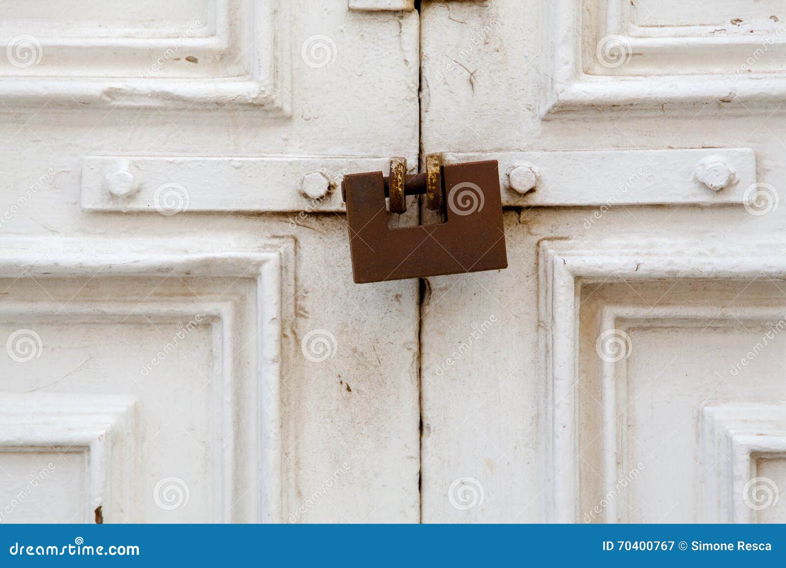 Rusty lock stock image. Image of house, color, pattern - 70400767
