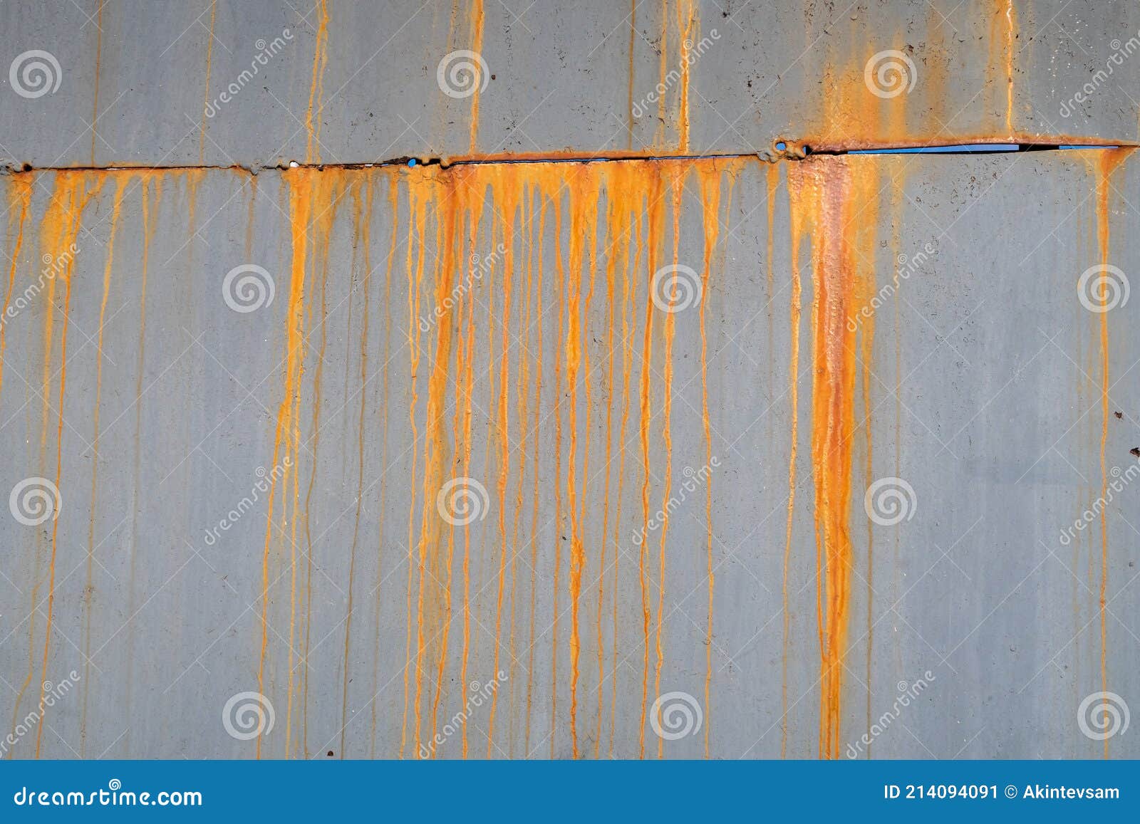 Rust stains on the wall stock image. Image of industry - 214094091