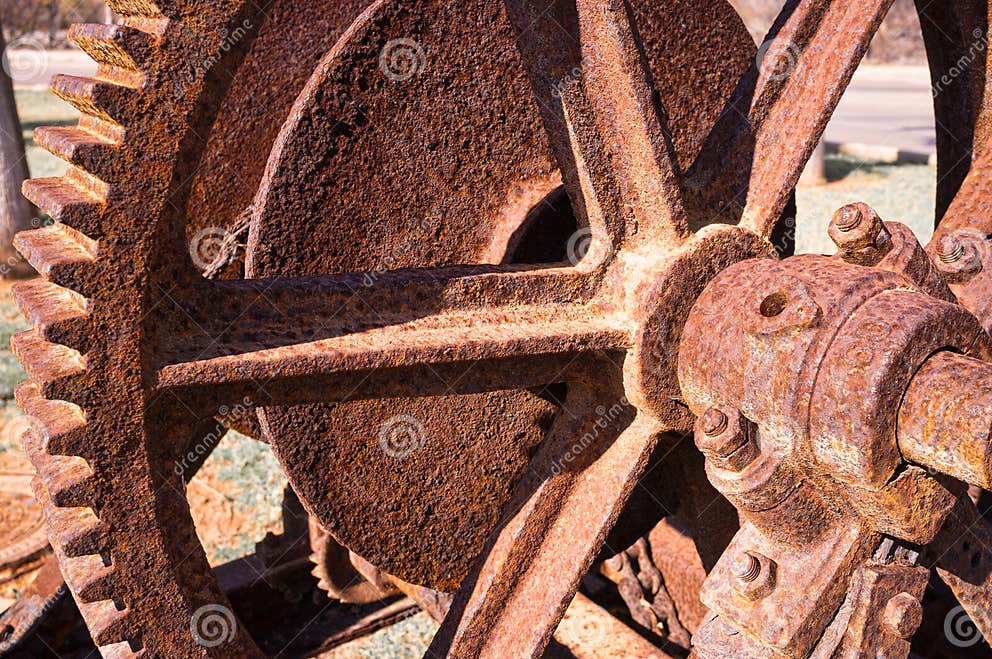 Rusty machine stock image. Image of mechanism, horizontal - 52672911