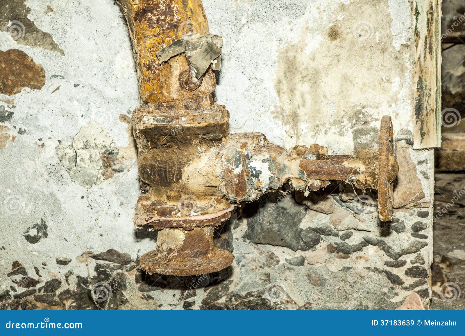 Rusty Machine in Old Rotten Stock Image - Image of harmony, mineral ...