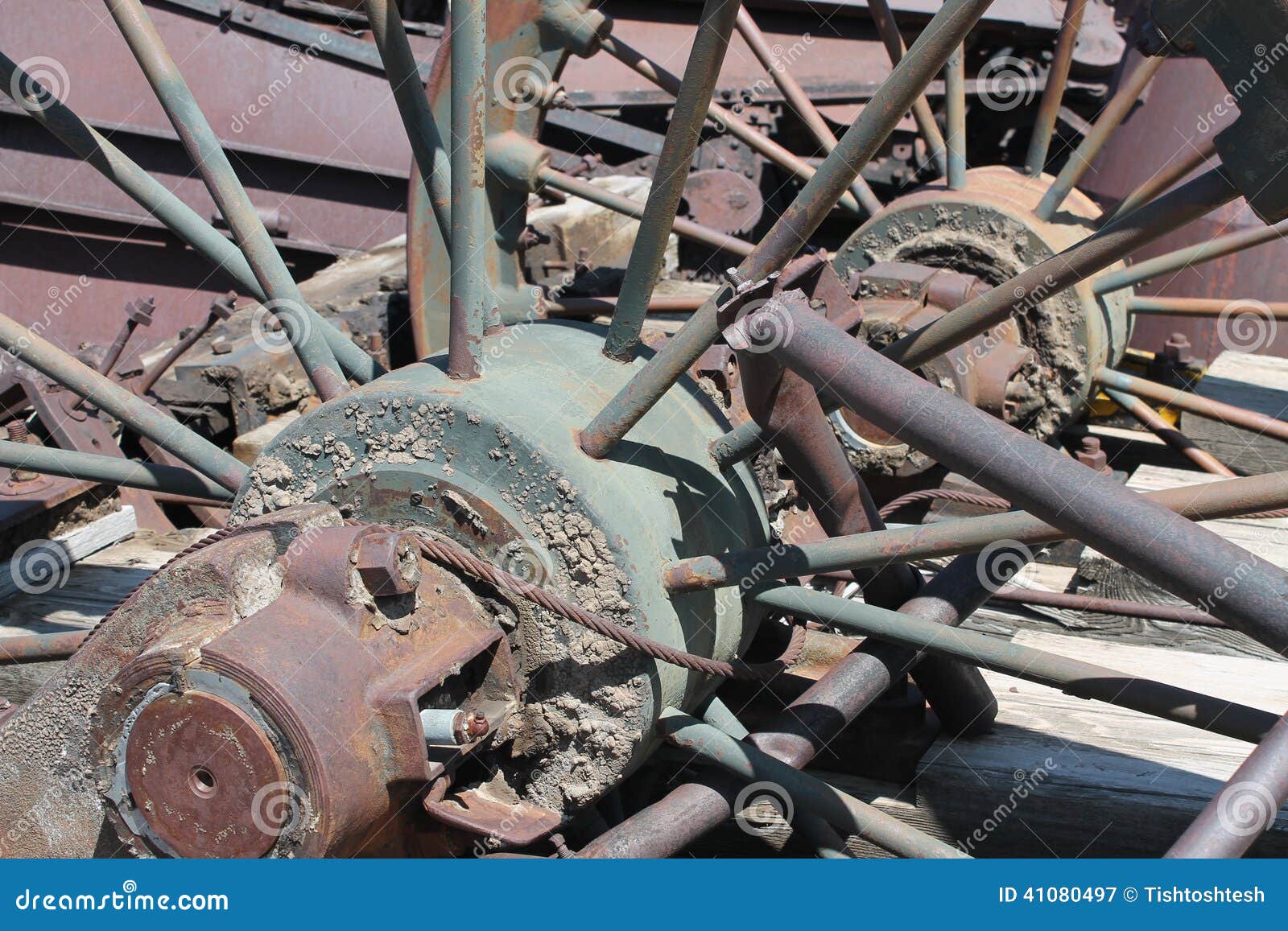 Rusty Machinery stock image. Image of iron, town, metal - 41080497
