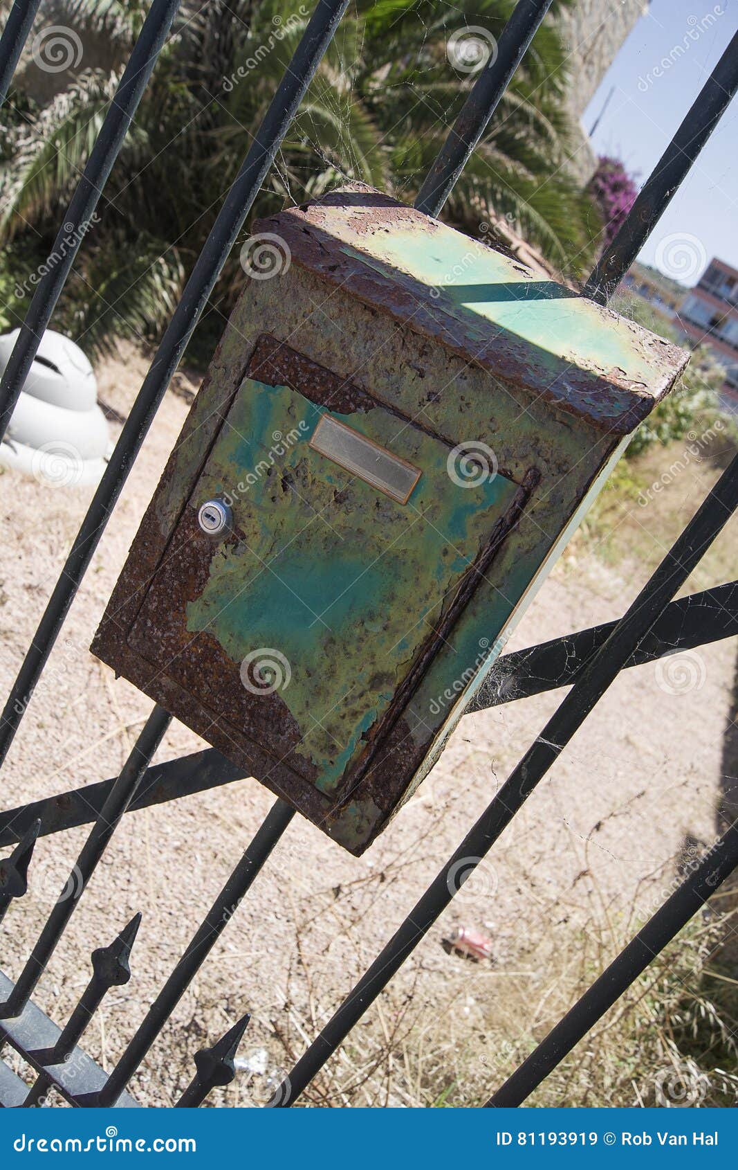 Rusty mailbox stock image. Image of obsolete, rust, postal - 81193919