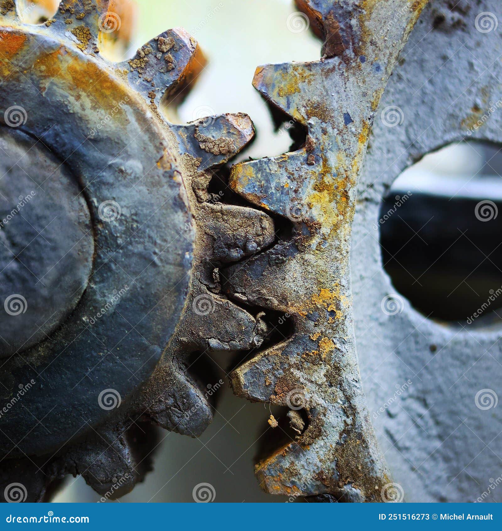 Rusty Mechanical Gear Stack in a Garage Stock Image - Image of hardware ...