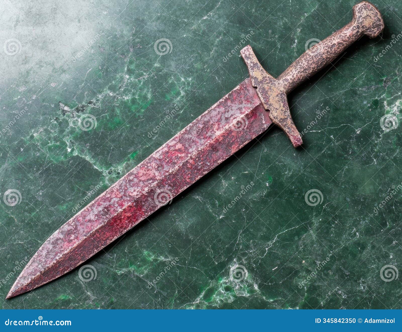 Rusty Sword Royalty-Free Cartoon | CartoonDealer.com #12027971