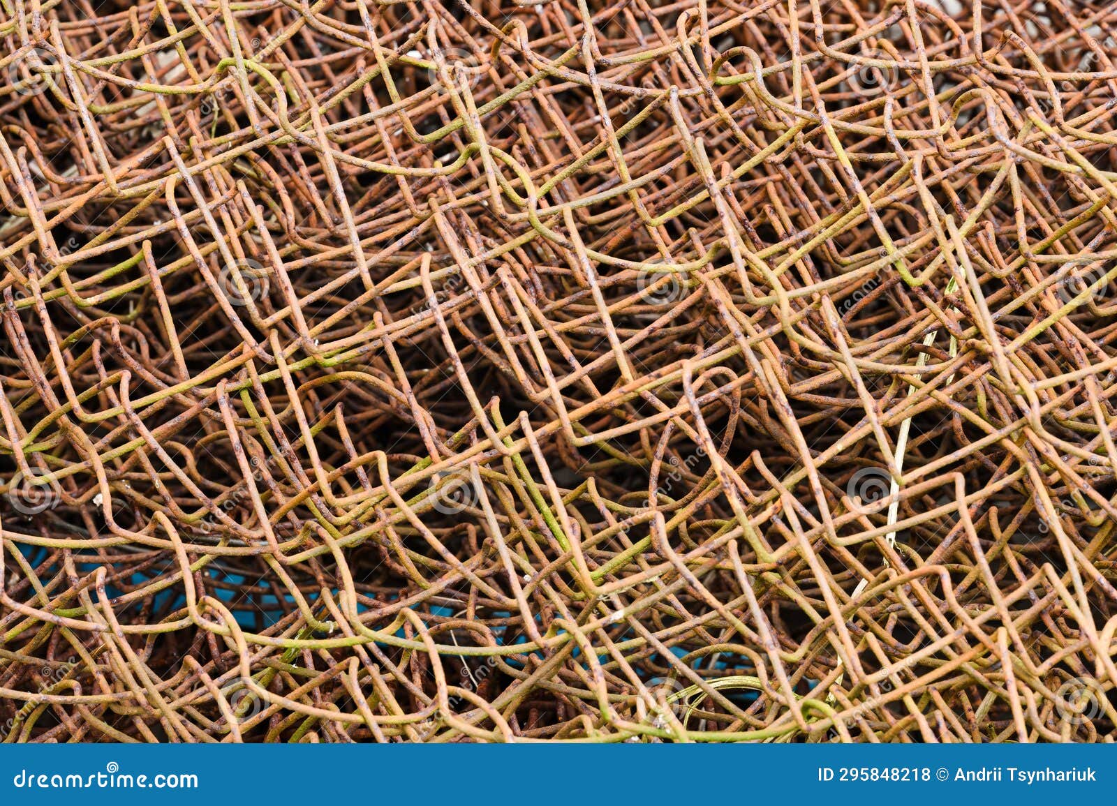 Rusty Mesh in a Roll Close-up with Square Holes Stock Photo - Image of ...