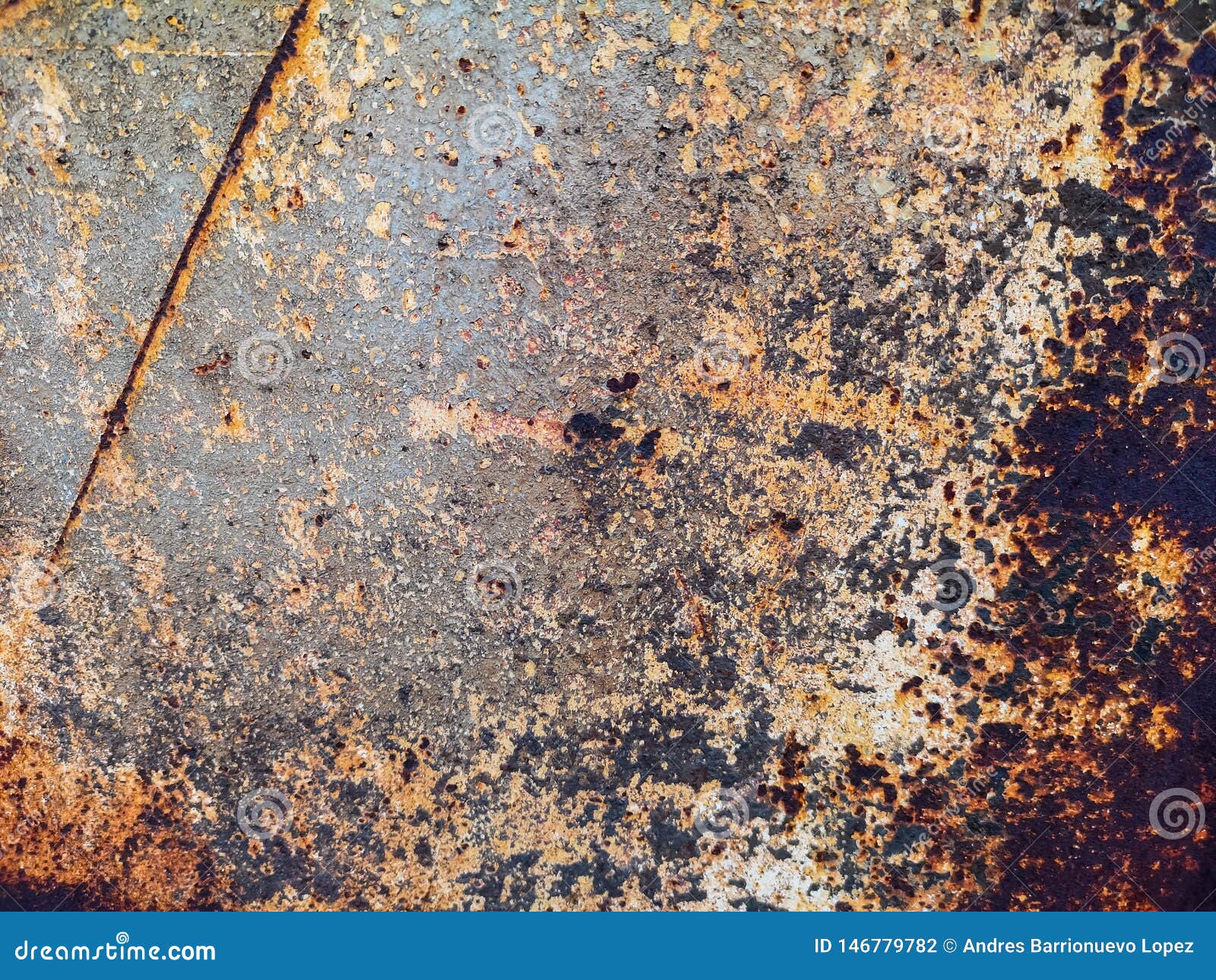Rusty Metal Background with Rough Texture Stock Photo - Image of grunge ...