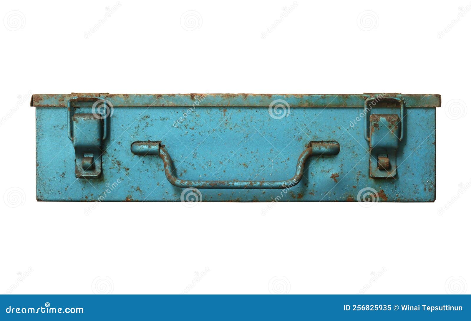 Rusty metal box front view stock image. Image of accessory - 256825935