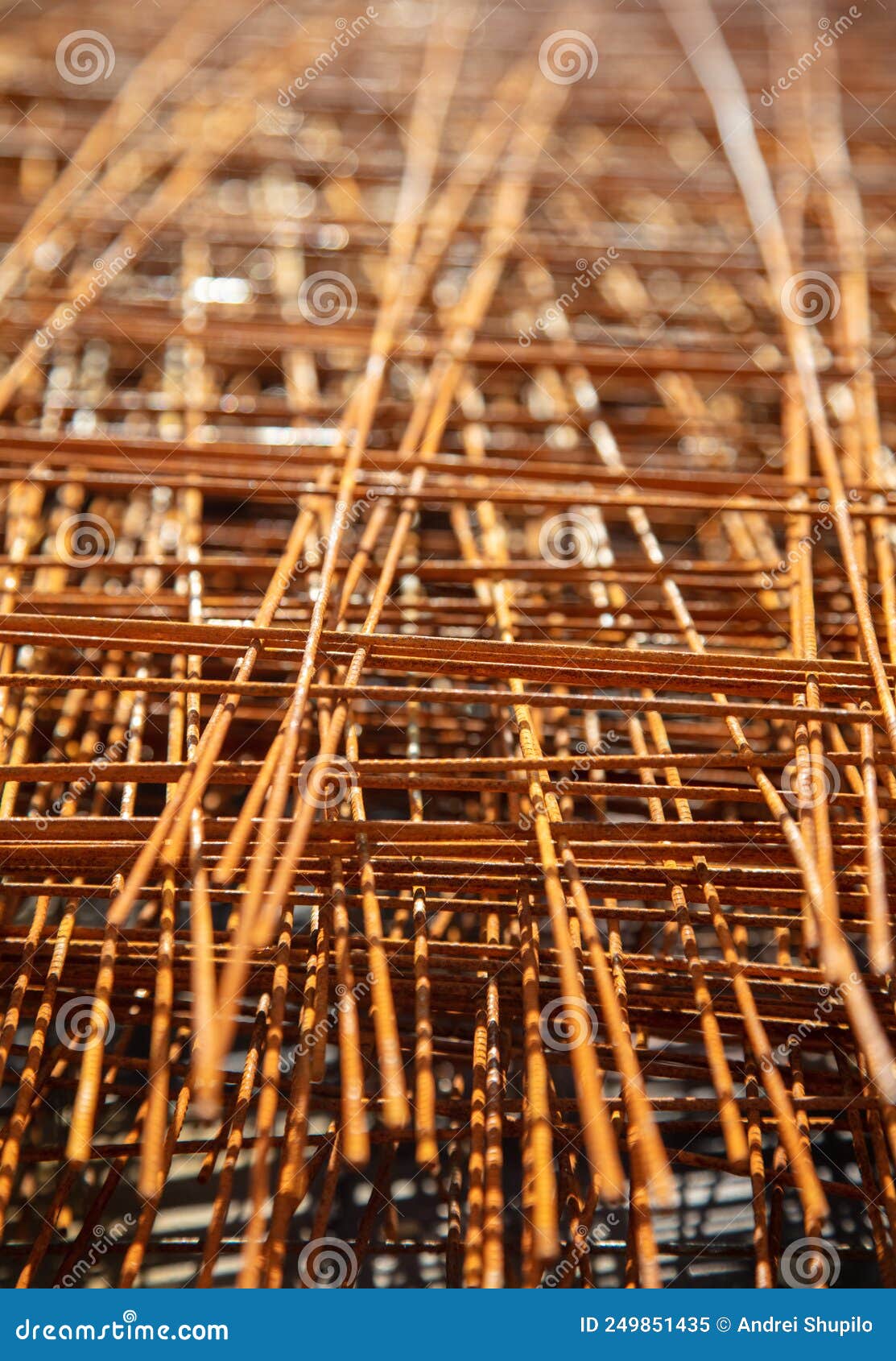 Rusty Metal for Building a House. Stock Image - Image of iron, closeup ...