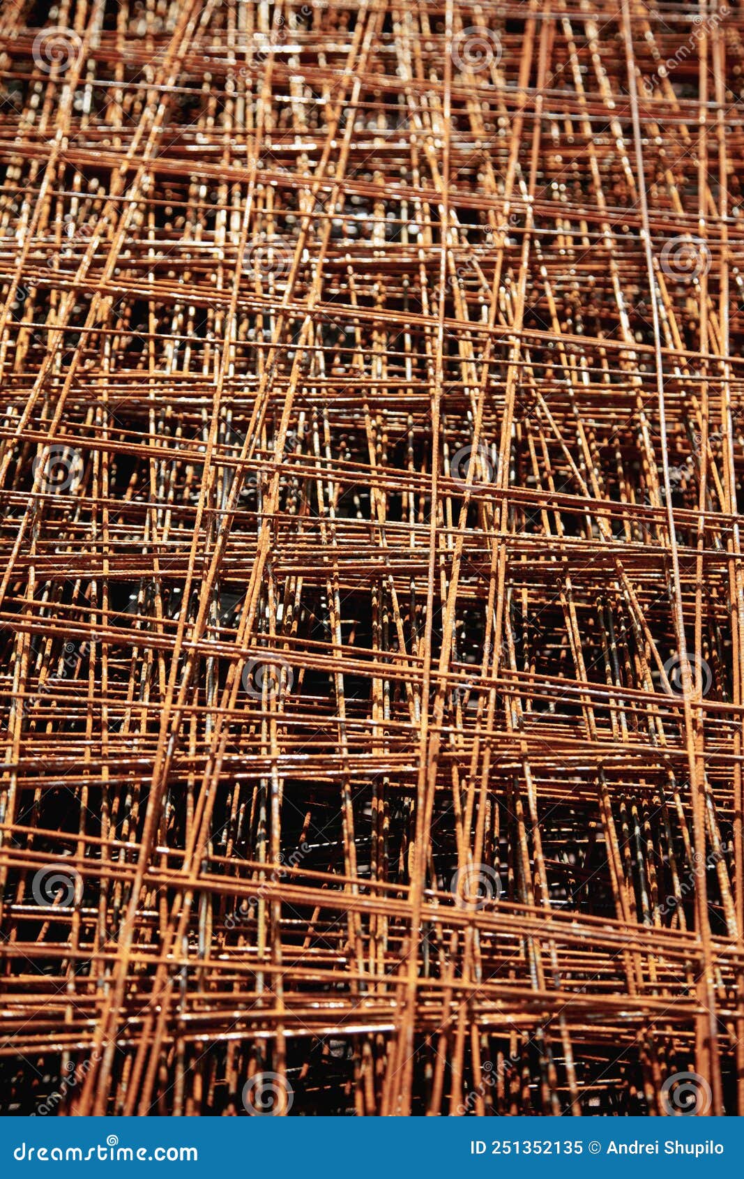 Rusty Metal for Building a House. Stock Image - Image of closeup ...
