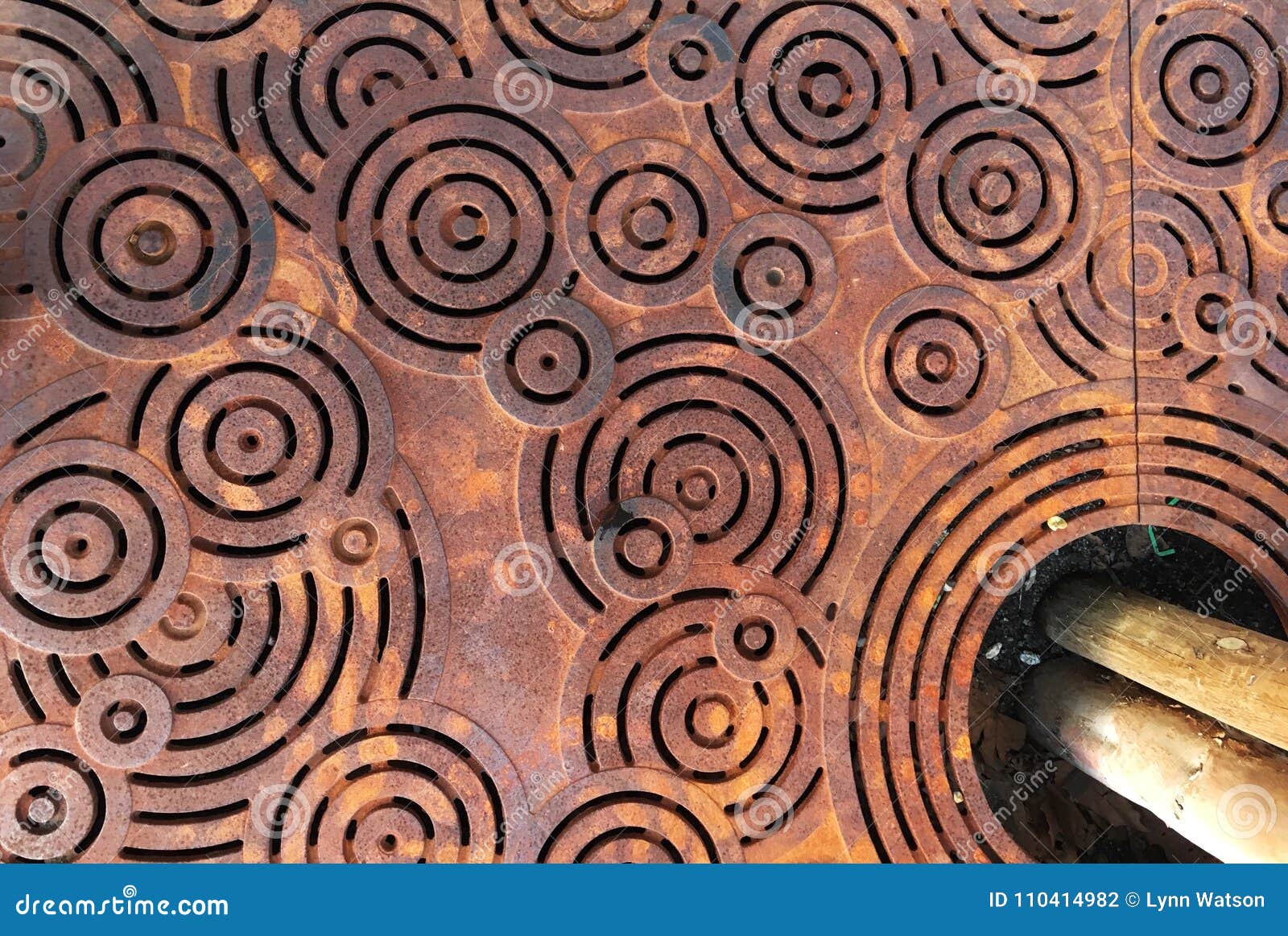 Rusty Metal Circle Abstract Stock Photo - Image of looking, deco: 110414982