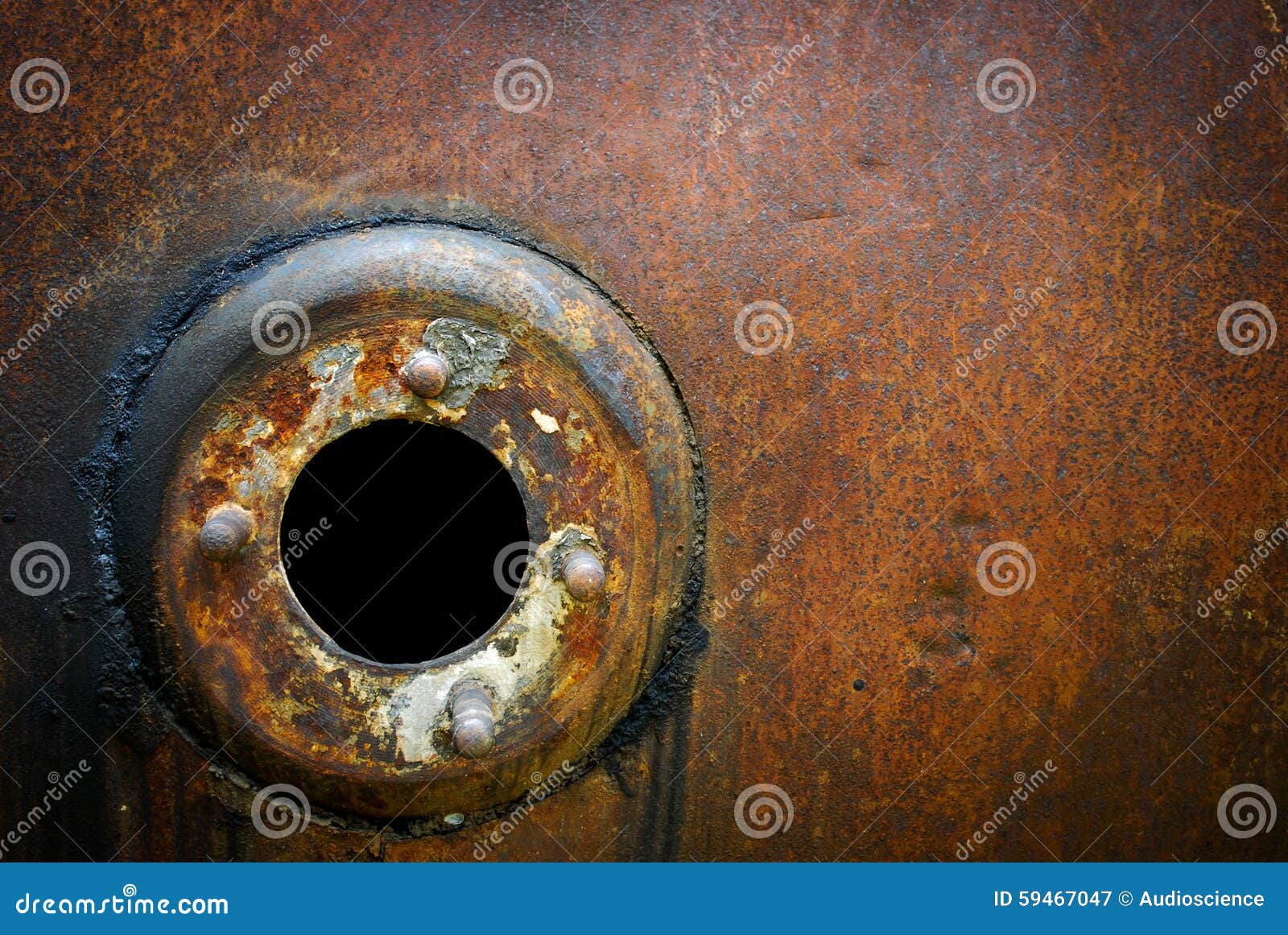 Rusty Metal Circular Barrel Background Stock Image - Image of object ...