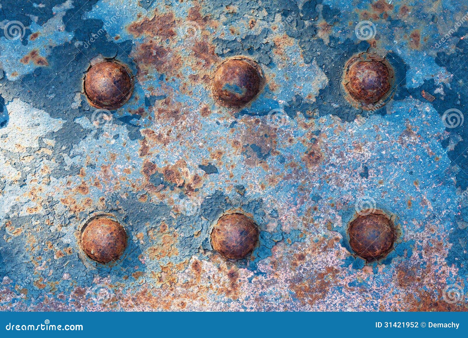 Rusty Metal Con Los Remaches Foto de archivo - Imagen de fondos, metal ...