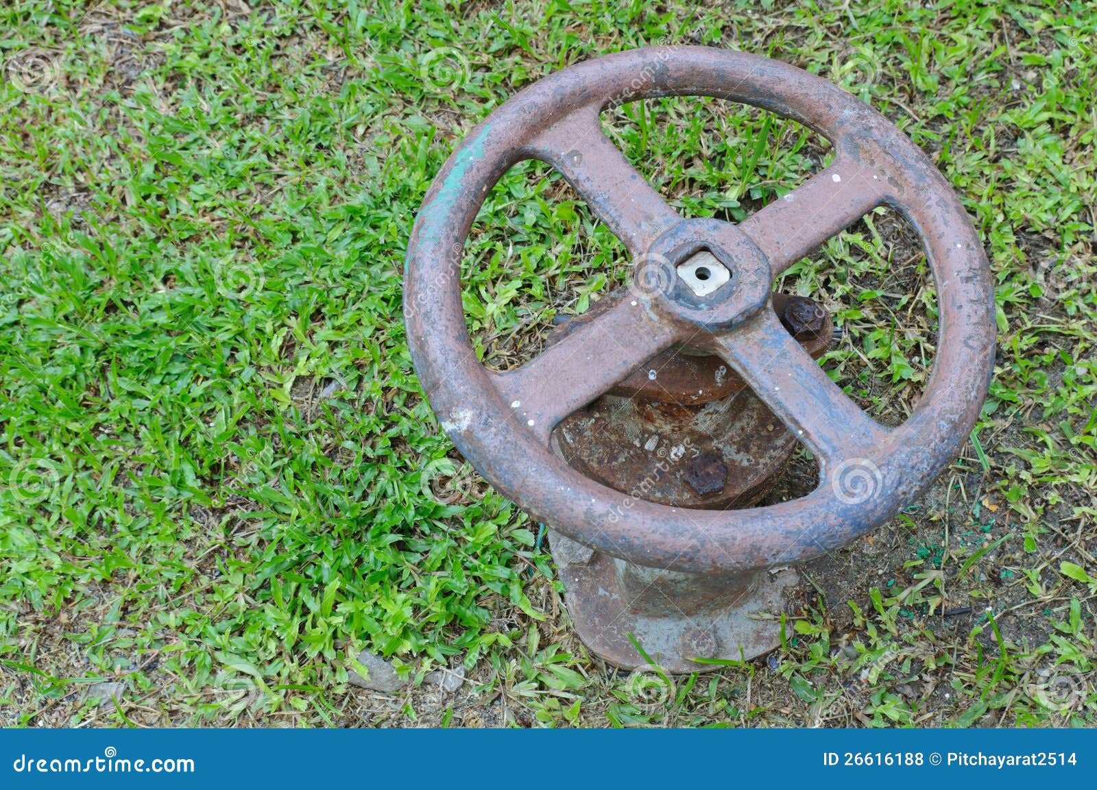 The Rusty Metal Control Valve Stock Photo - Image of rust, silver: 26616188