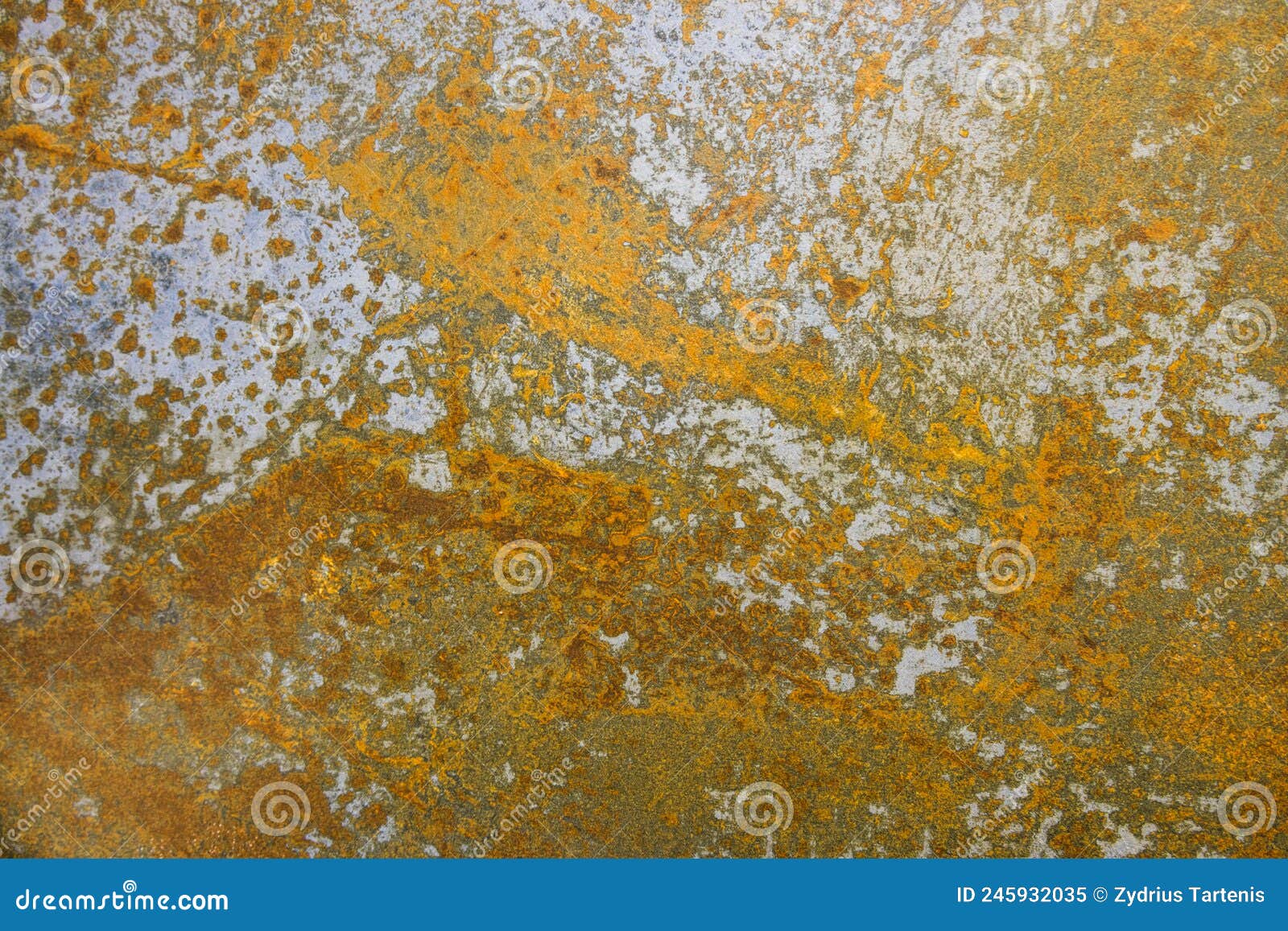 Rusty Metal with Corrosion and Deep Crack on the Texture of the Surface ...