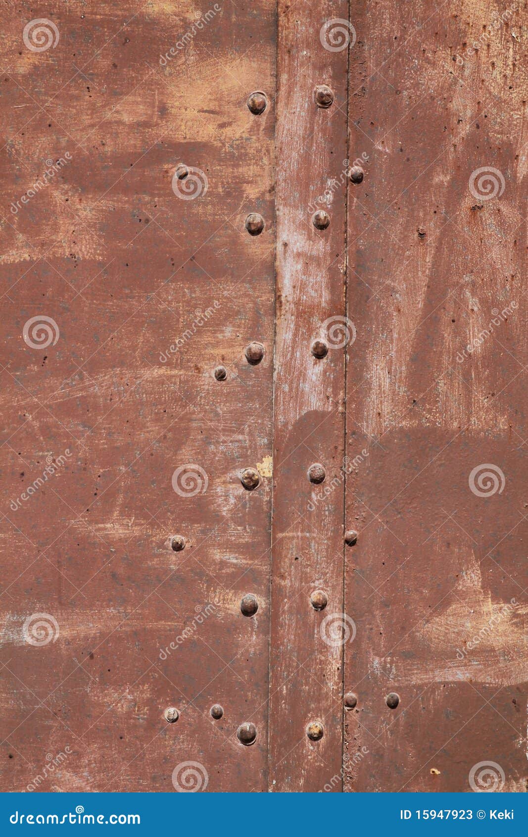 Rusty metal door stock image. Image of colour, iron, close - 15947923
