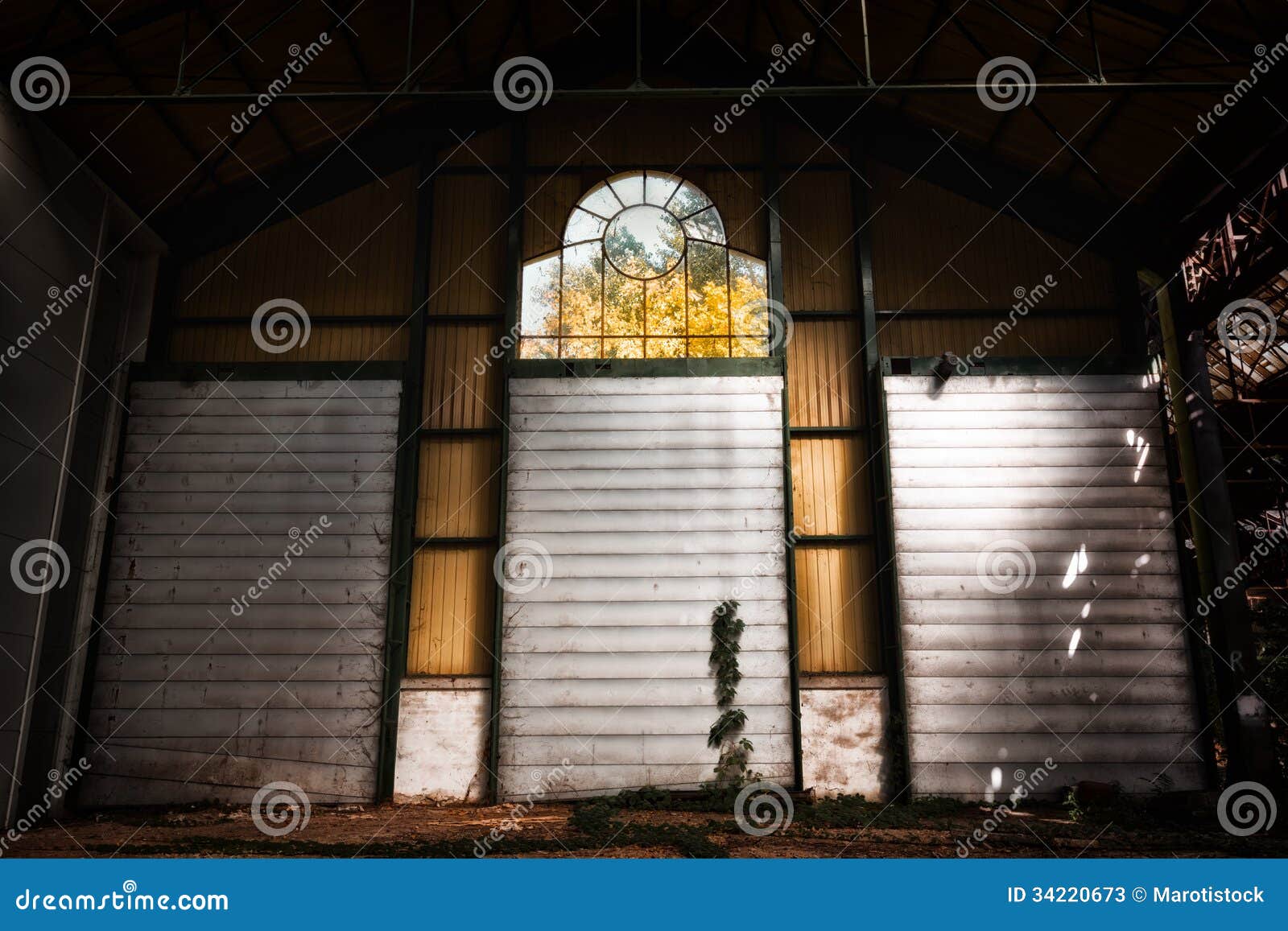 Abandoned Warehouse Building Entrance Door Alley Loading Dock Royalty ...