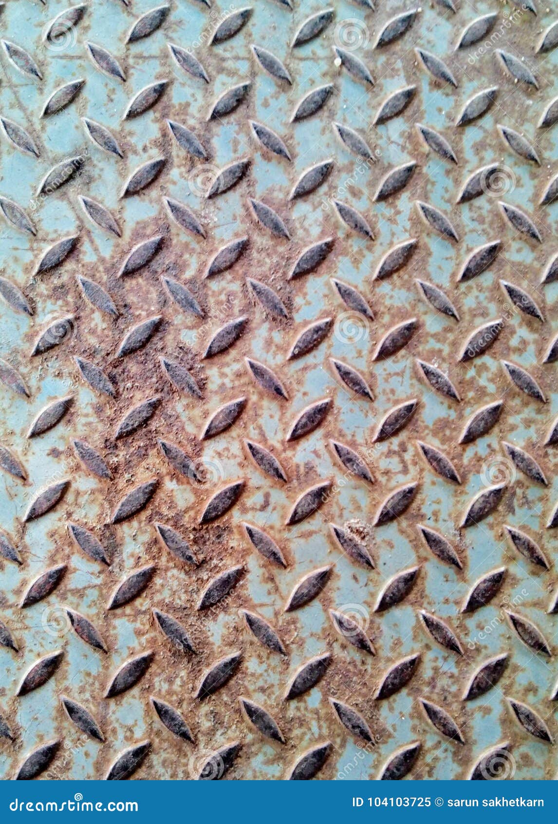 Rusty metal floor stock image. Image of painted, rusty - 104103725