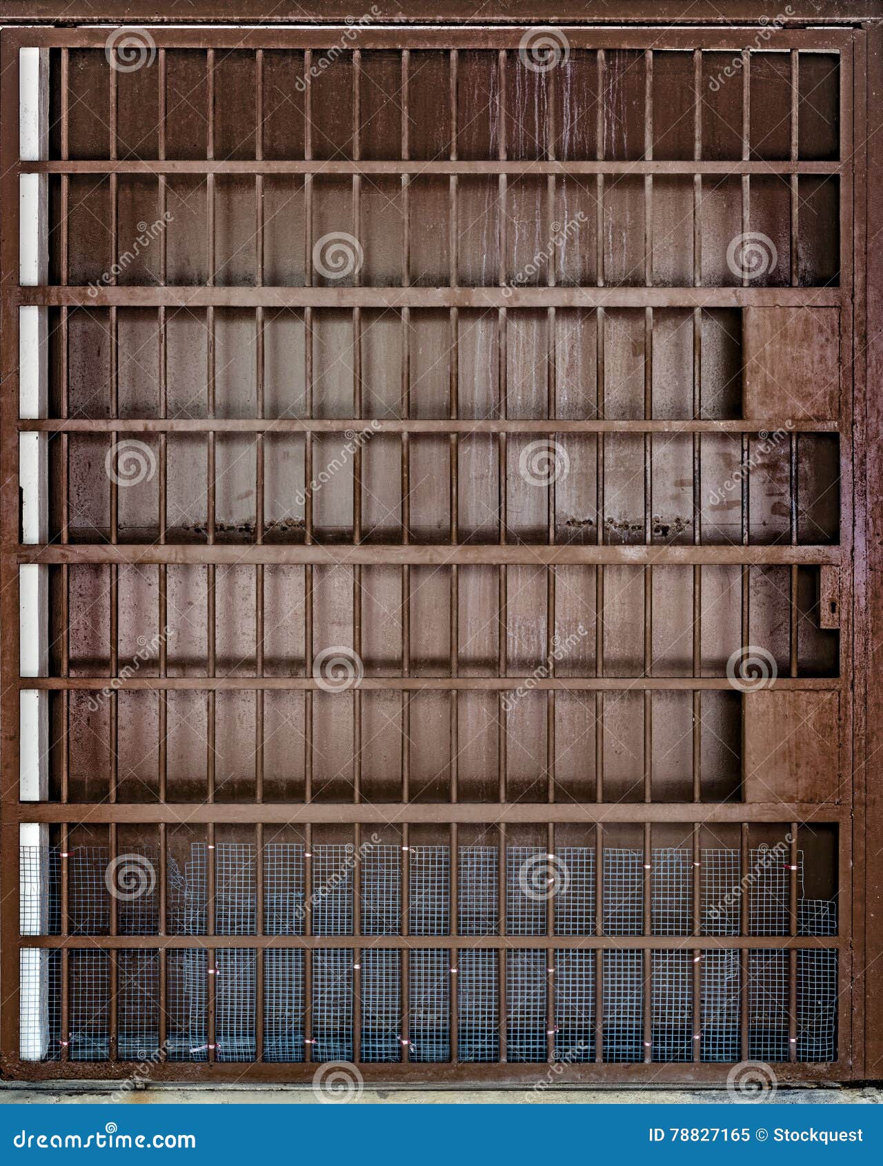 Rusty Metal Gate stock image. Image of line, reddish - 78827165