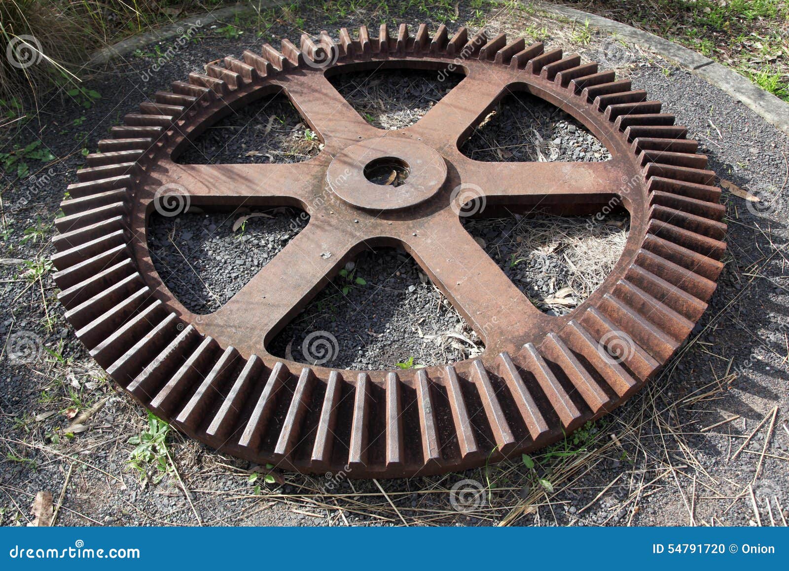 Rusty metal gear stock photo. Image of metal, weathered - 54791720